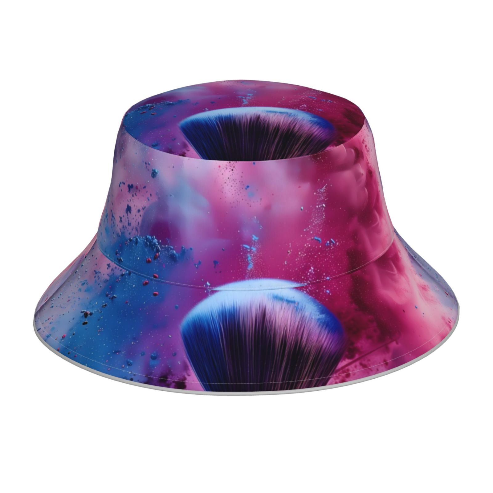 Balery Color Explosion Makeup Brush Sun Hats for Men Women Bucket Hat ...