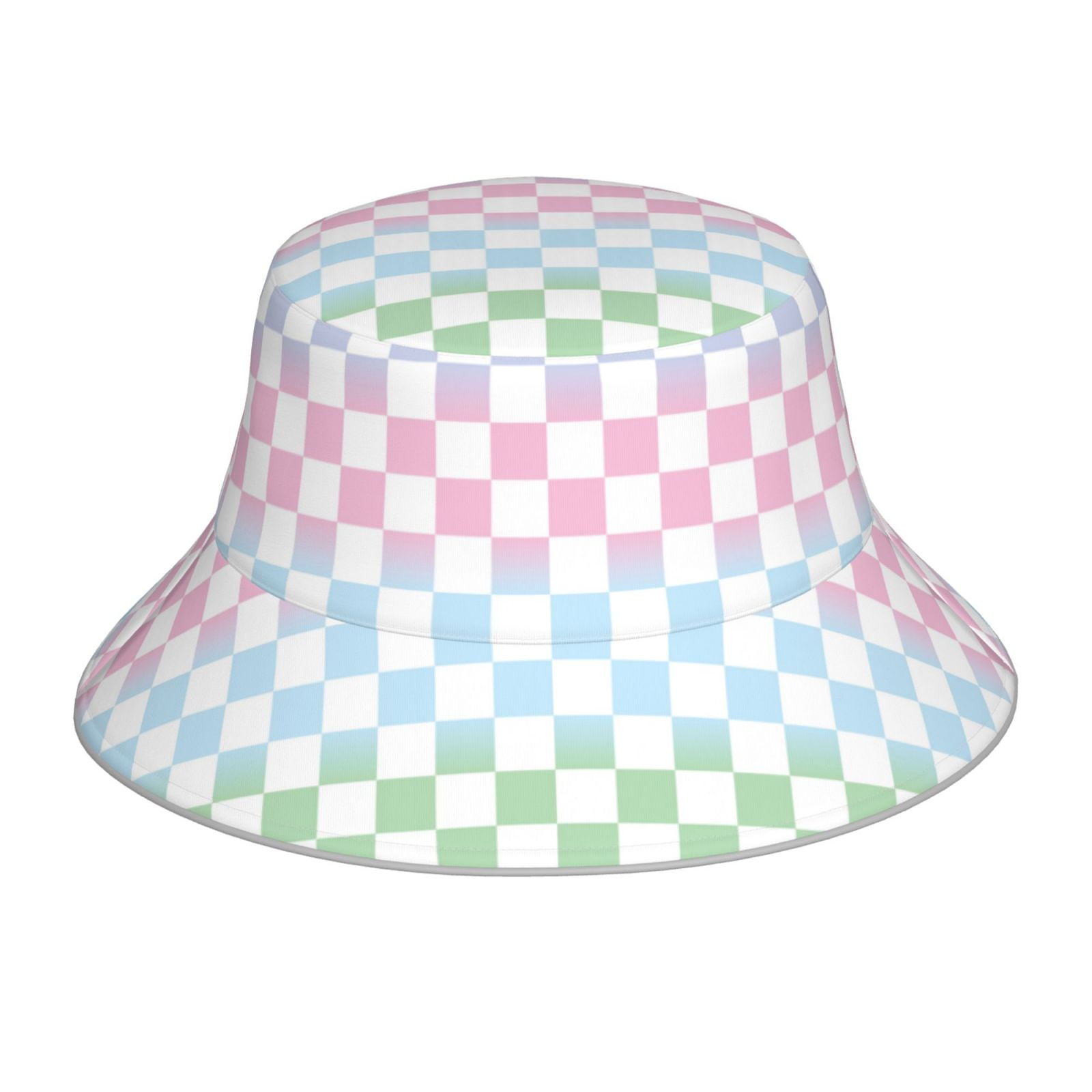 Balery Colorful Checkerboard Sun Hats for Men Women Bucket Hat UPF 50 ...