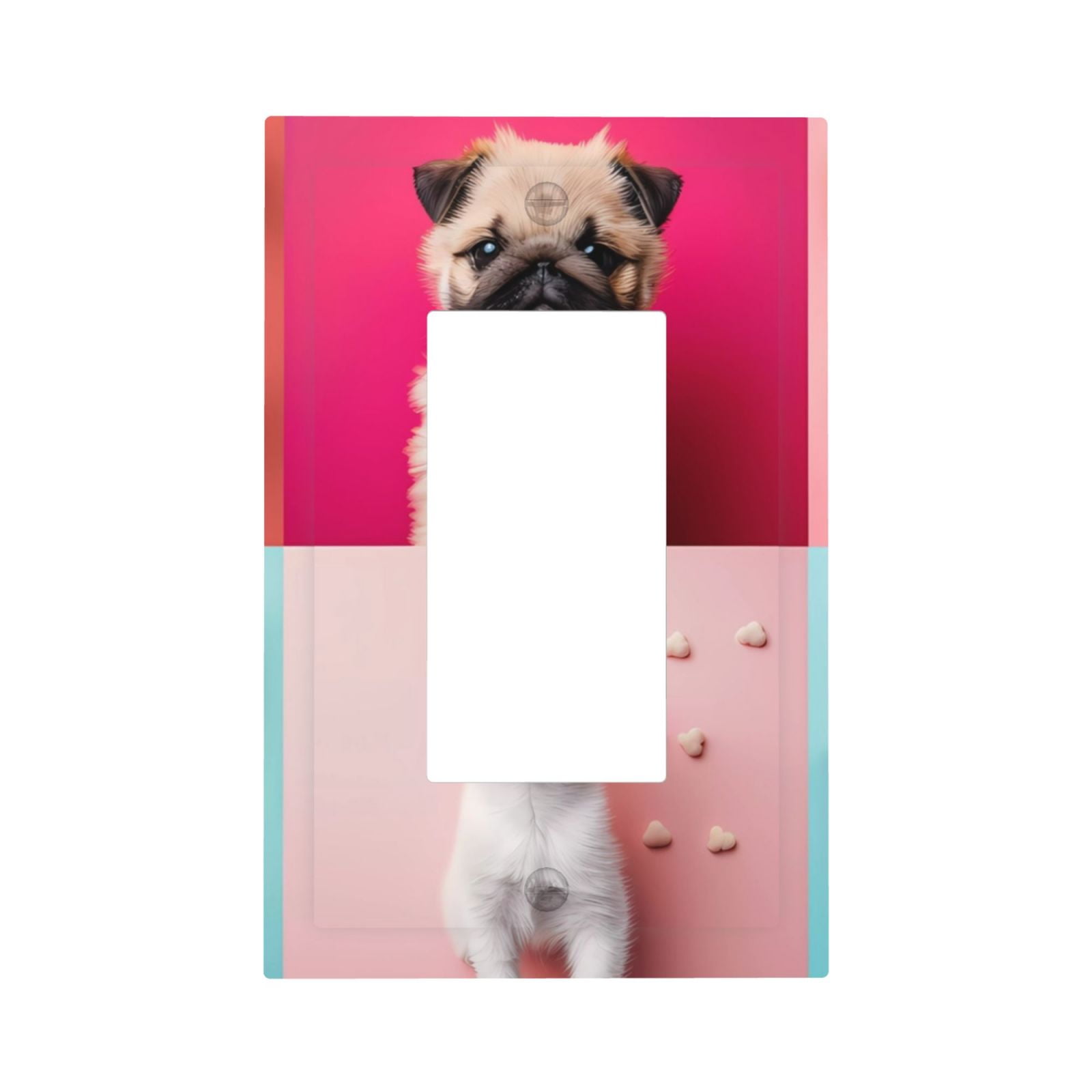 Balery Colorful Dog Cat Collage for Duplex Wall Plates Kit, Electrical ...