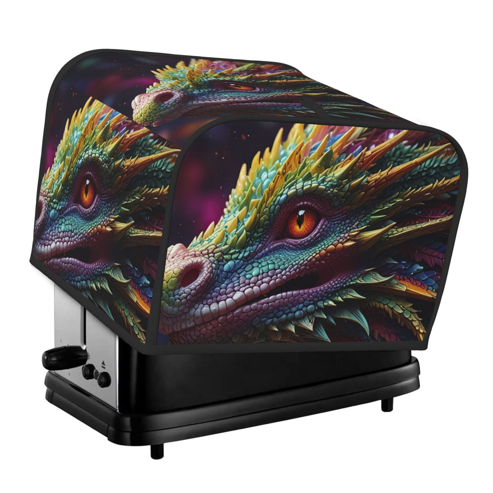 Balery Colorful Dragon Head Profile Pattern Oven Cover Kitchen Bread ...