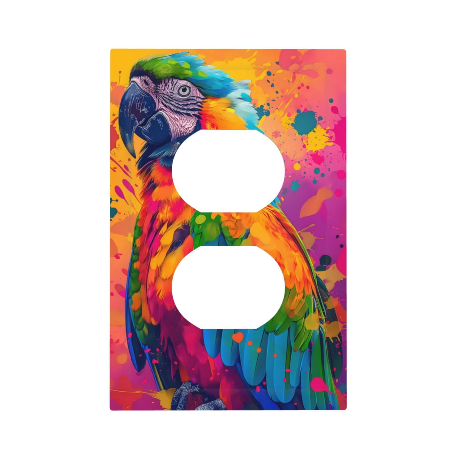 Balery Colorful Parrot Jungle Dream A for Duplex Wall Plates Kit ...