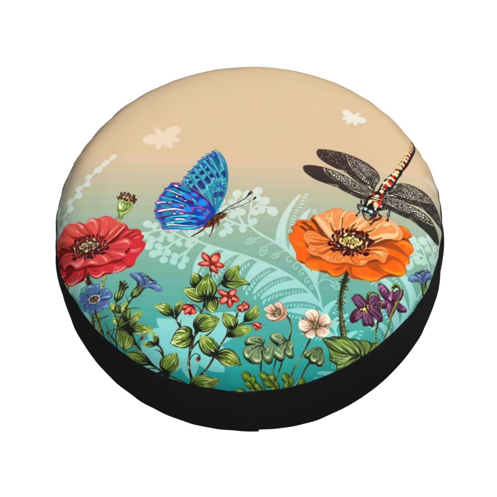 Balery Colorful Plants And Insects Tire Covers - Tough Tire Wheel ...