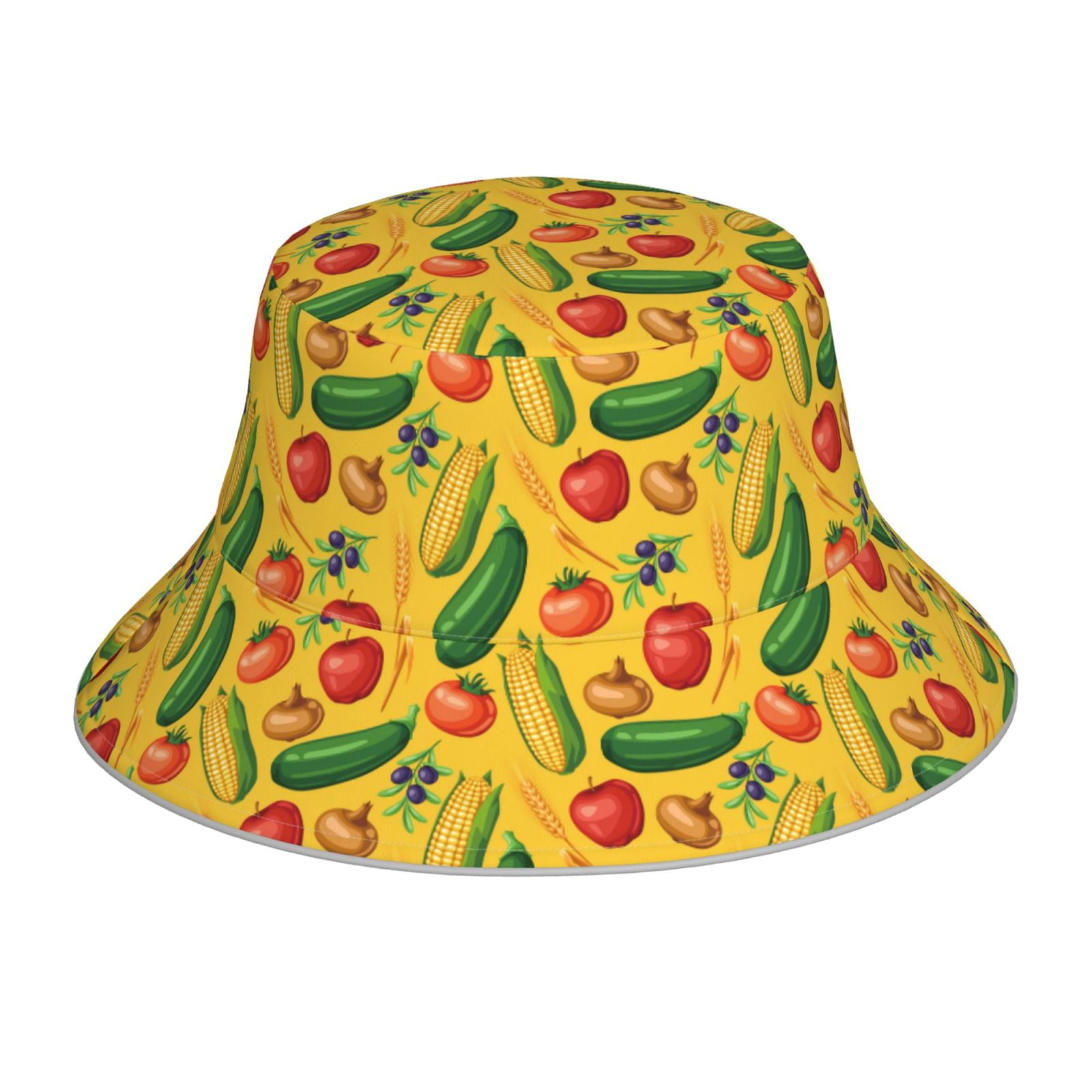 Balery Colorful Vegetables Sun Hats for Men Women Bucket Hat UPF 50 ...