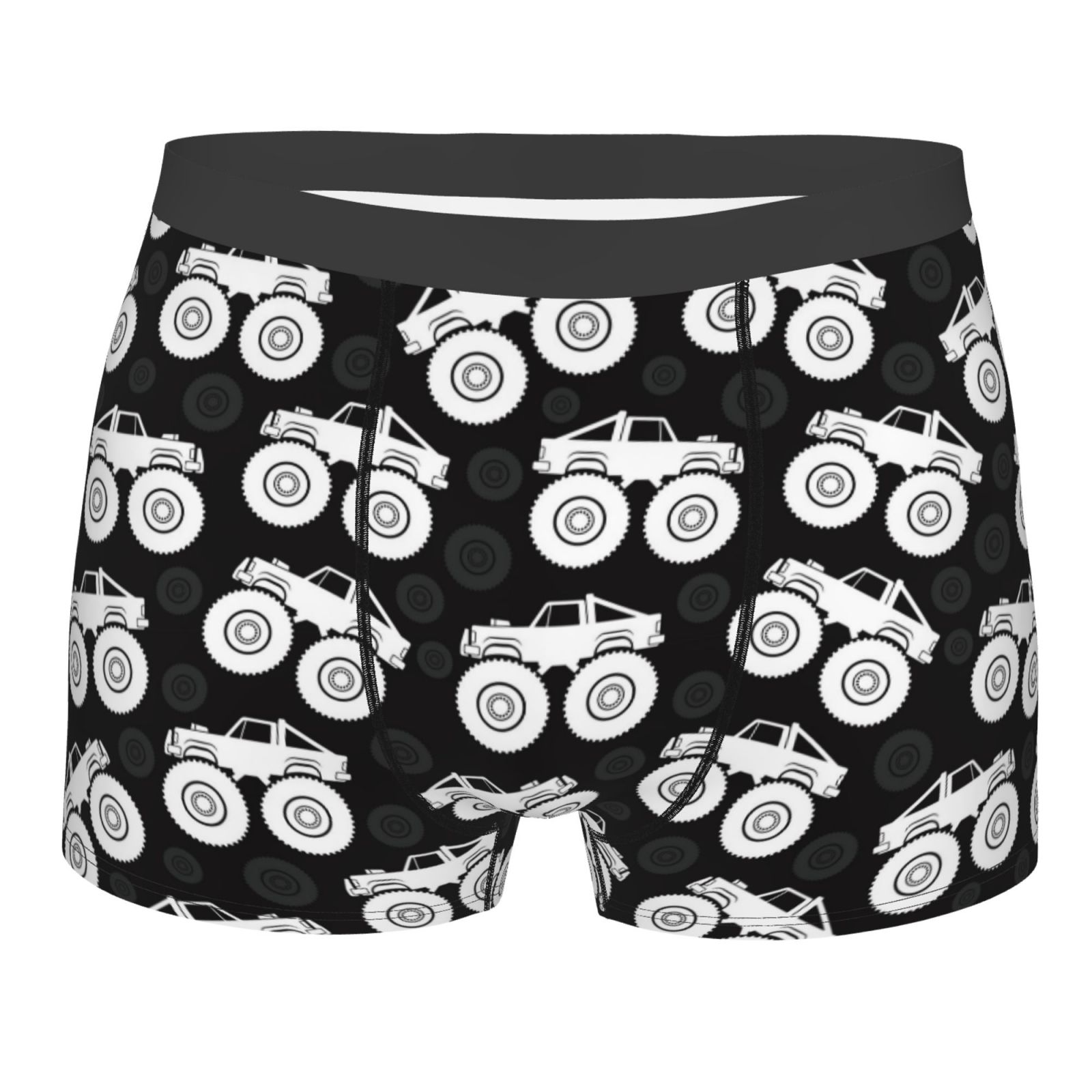 Balery Cool Car Men's Boxer Briefs, Soft and Breathable Cotton ...