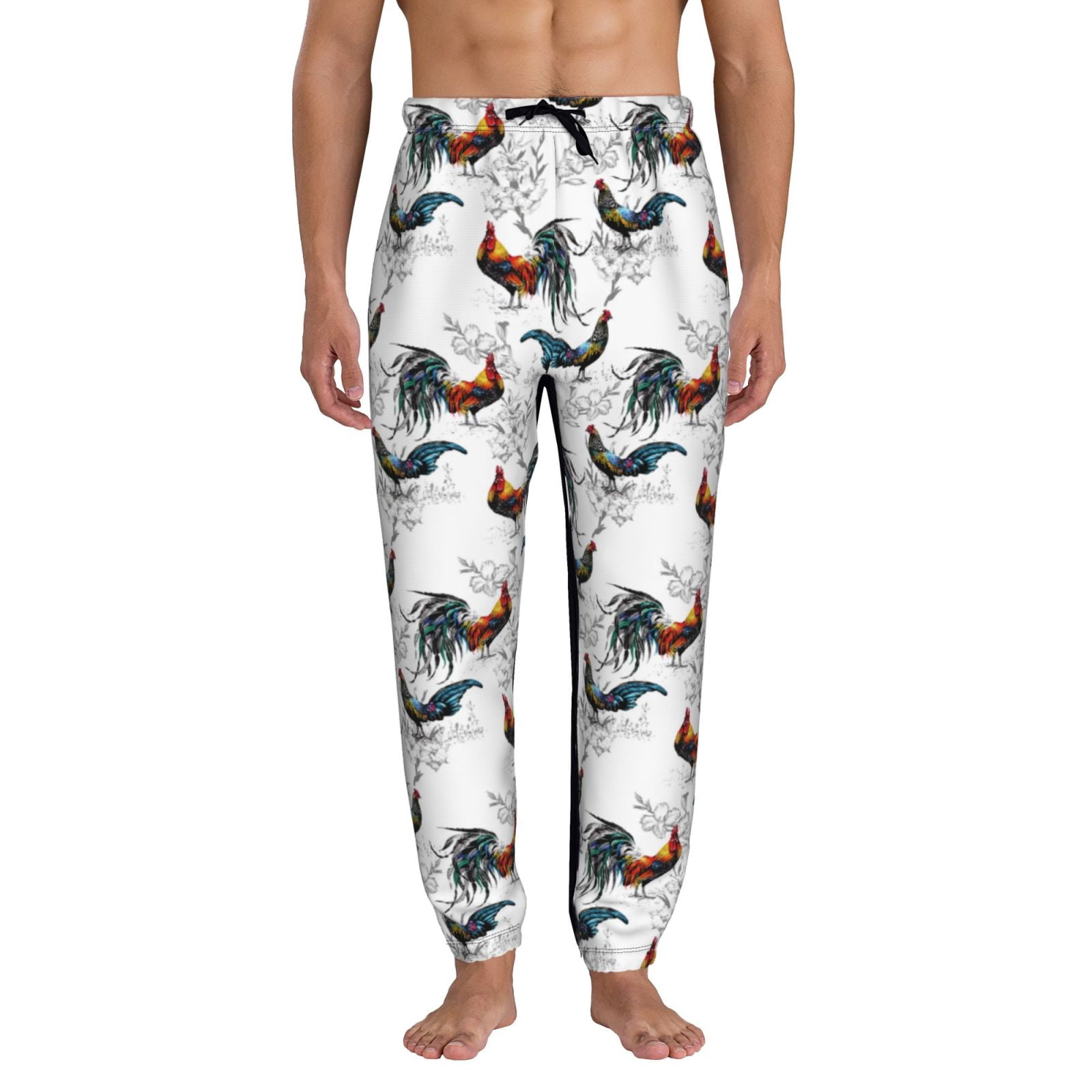 Balery Cool Chicken Pattern Joggers for Men Athletic Workout Sweatpants ...