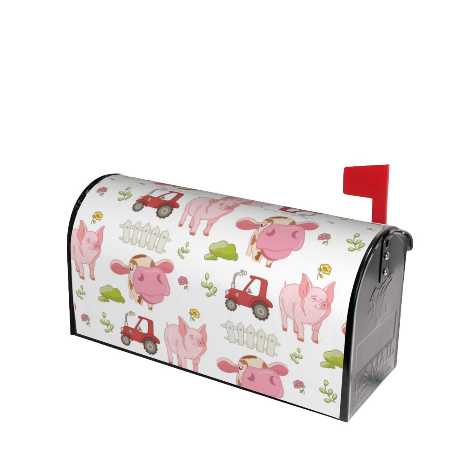 Balery Cow And Pig Mailbox Cover - Standard Size-21x18 in - Walmart.com