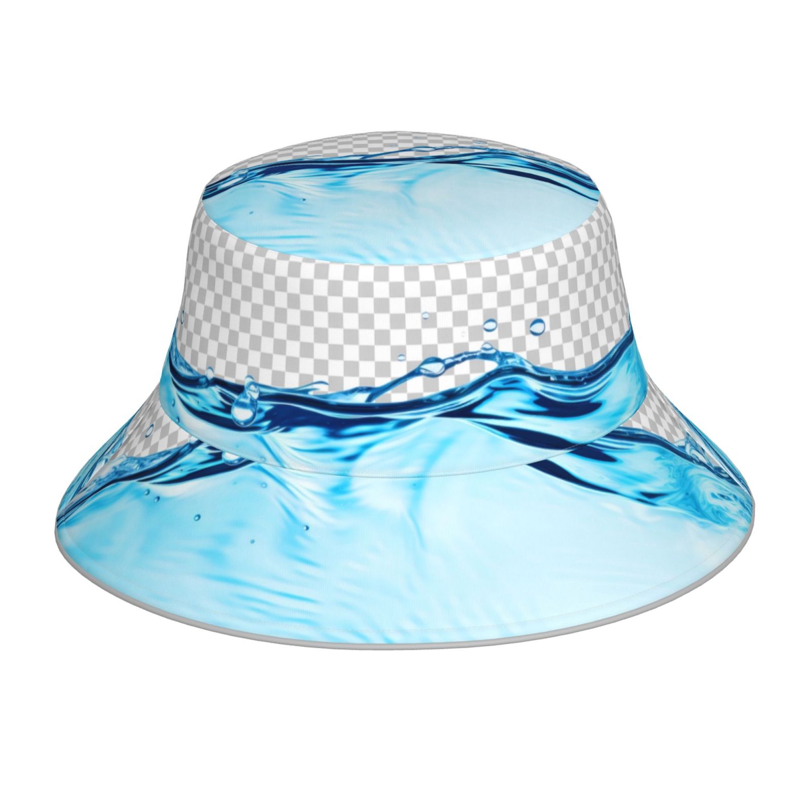 Balery Crystal Clear Water Splash Sun Hats for Men Women Bucket Hat UPF ...