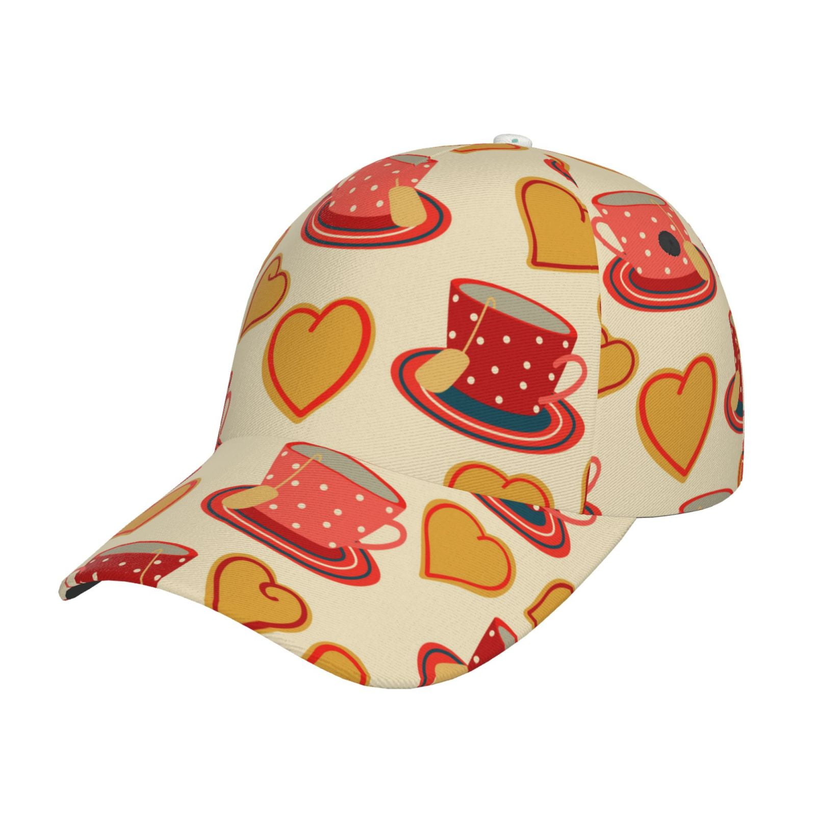 Balery Cups Of Tea Baseball Cap For Women Men,Adjustable Size For ...