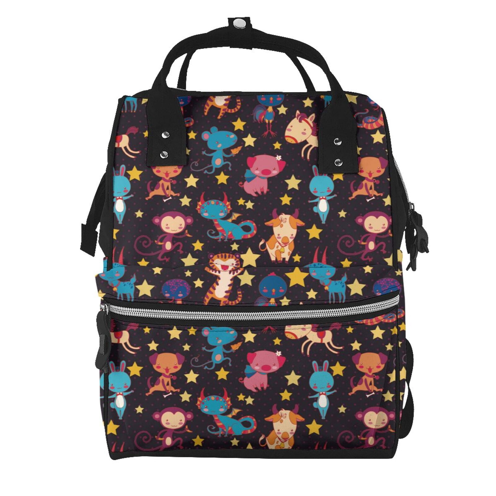 Balery Cute Animals Mummy Backpack - Waterproof Twill Canvas, Large ...