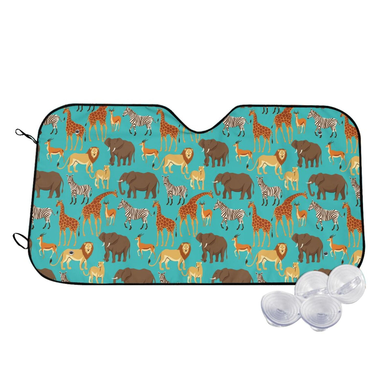 Balery Cute Animals Print Car Windshield Sun Shade,Windshield Sunshade ...
