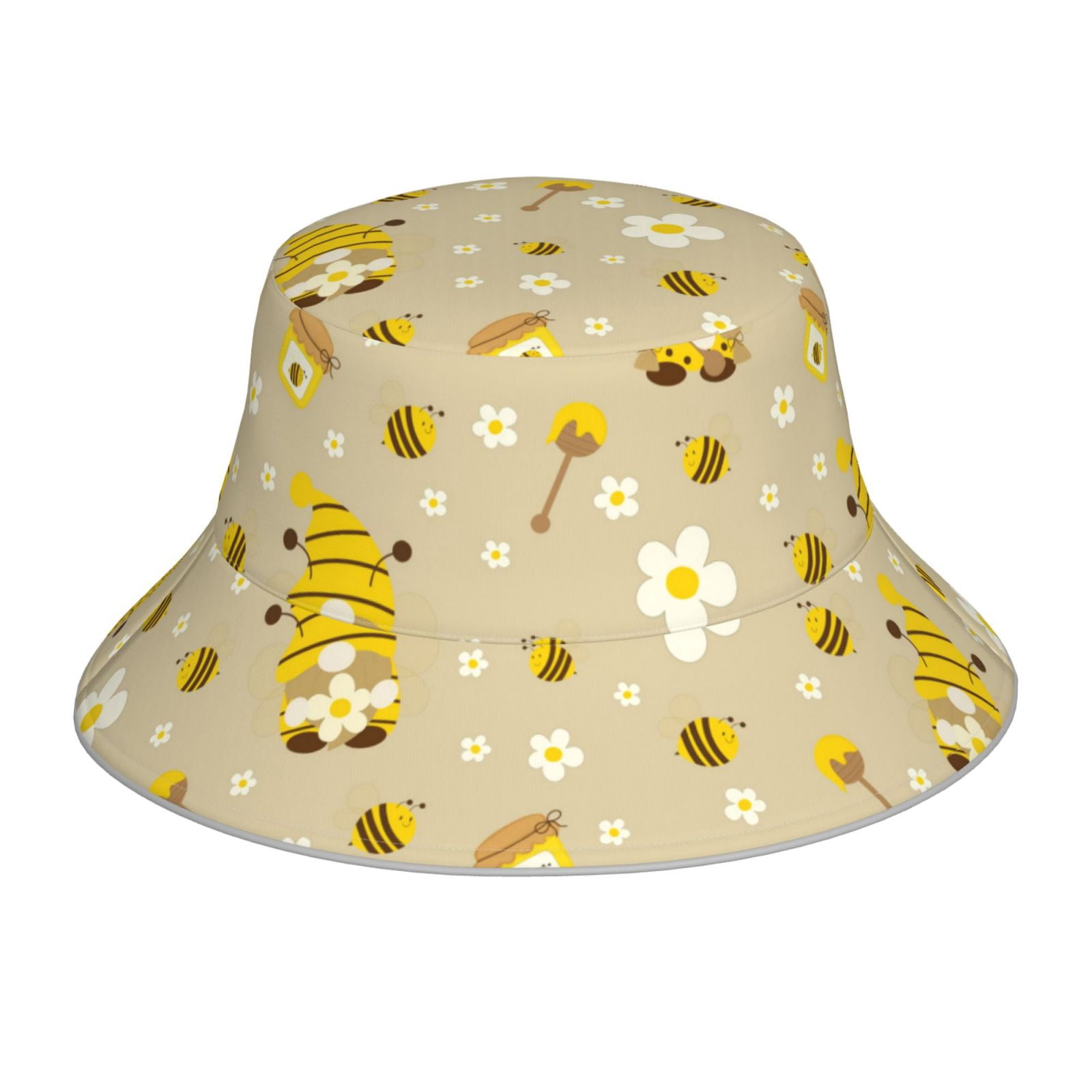 Balery Cute Bee Gnome 2 Sun Hats for Men Women Bucket Hat UPF 50 ...