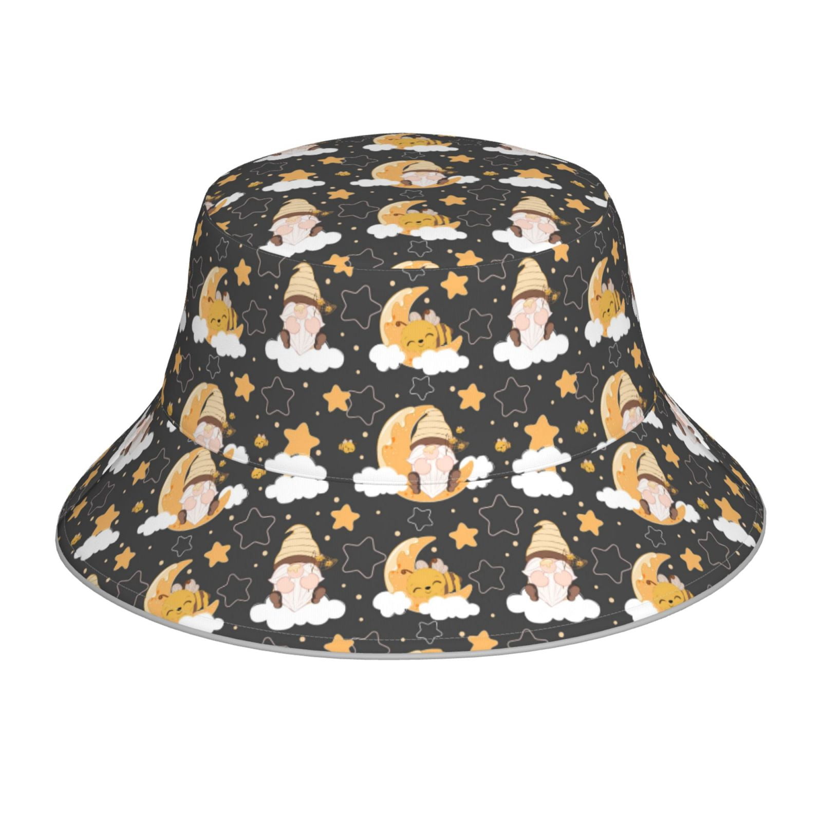 Balery Cute Bee Gnome Sun Hats for Men Women Bucket Hat UPF 50+ Buckey ...