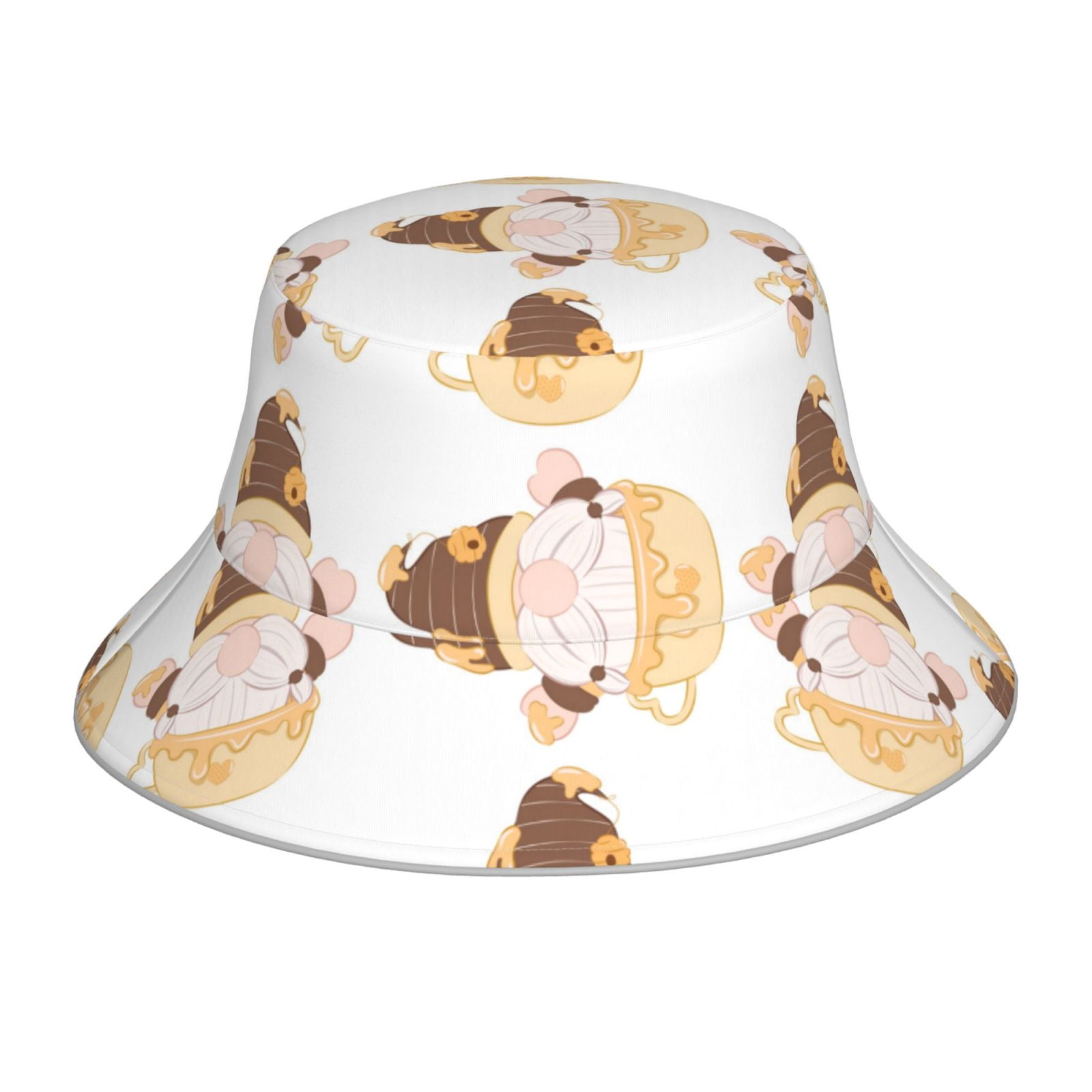 Balery Cute Bee Gnome Sun Hats for Men Women Bucket Hat UPF 50+ Buckey ...