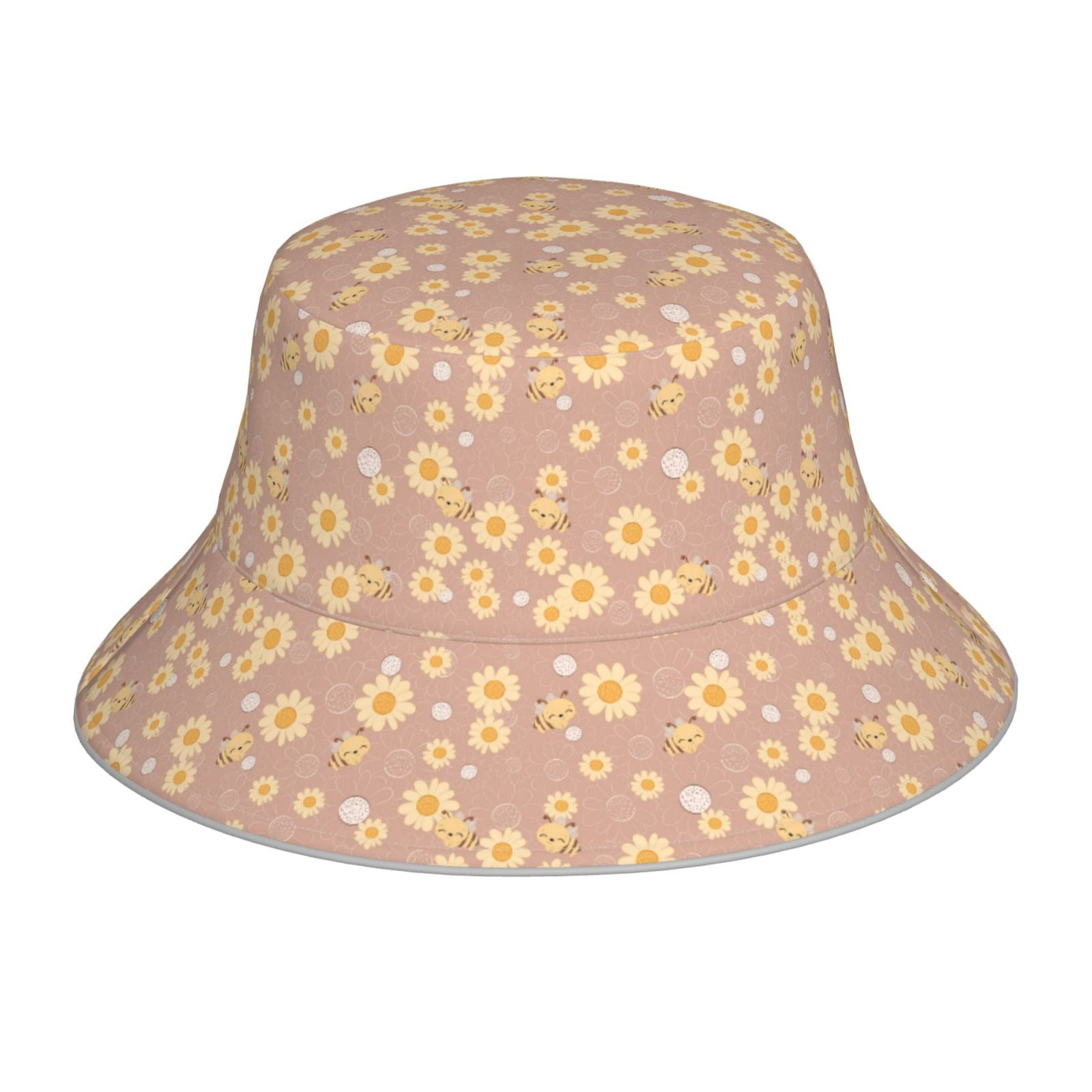 Balery Cute Bee Sun Hats for Men Women Bucket Hat UPF 50+ Buckey Hat ...