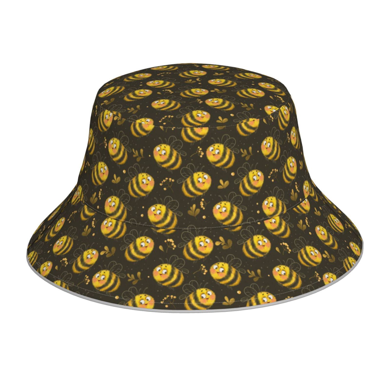 Balery Cute Cartoon Bees Sun Hats for Men Women Bucket Hat UPF 50 ...