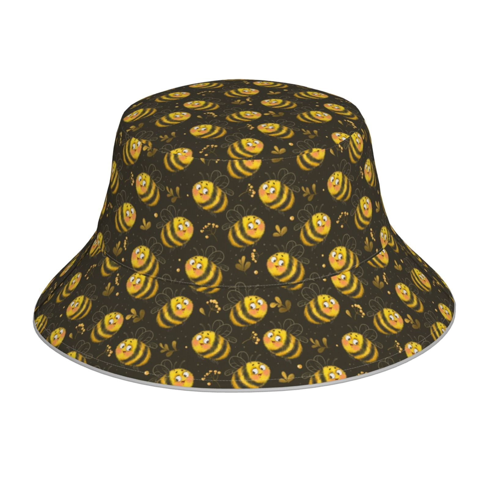 Balery Cute Cartoon Bees Sun Hats for Men Women Bucket Hat UPF 50 ...