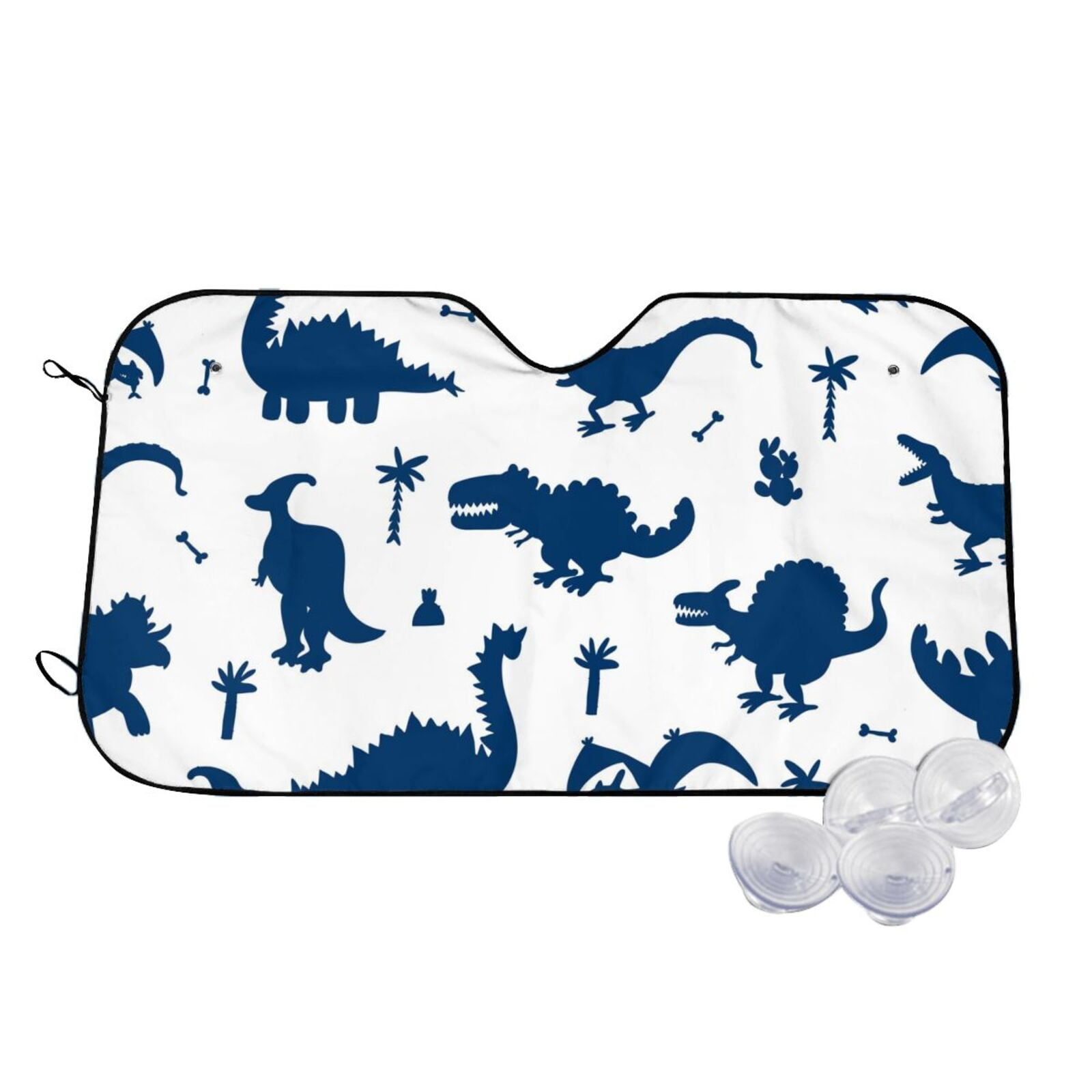 Balery Cute Cartoon Dinosaurs Print Car Windshield Sun Shade,Windshield ...
