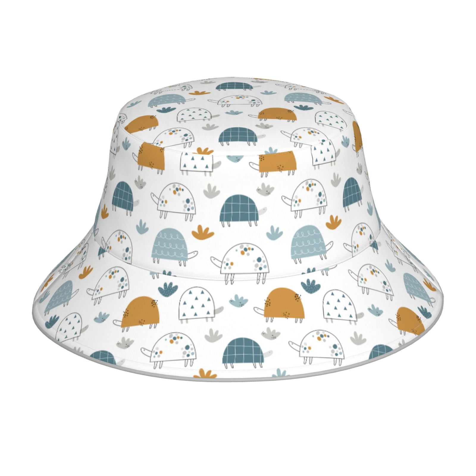 Balery Cute Doodle Turtles Sun Hats for Men Women Bucket Hat UPF 50 ...