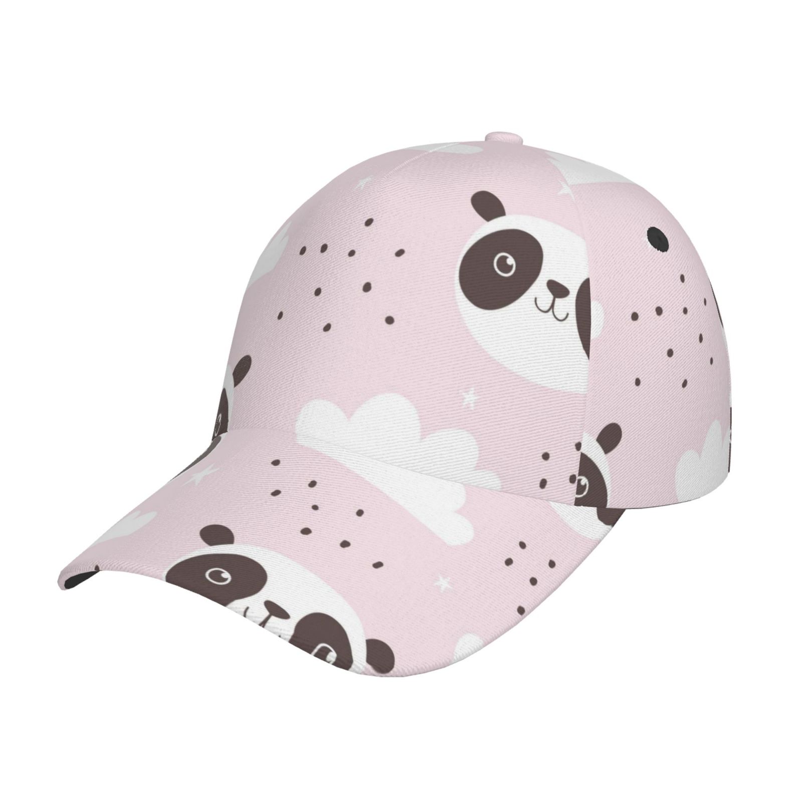 Balery Cute Panda Baseball Cap For Women Men,Adjustable Size For ...