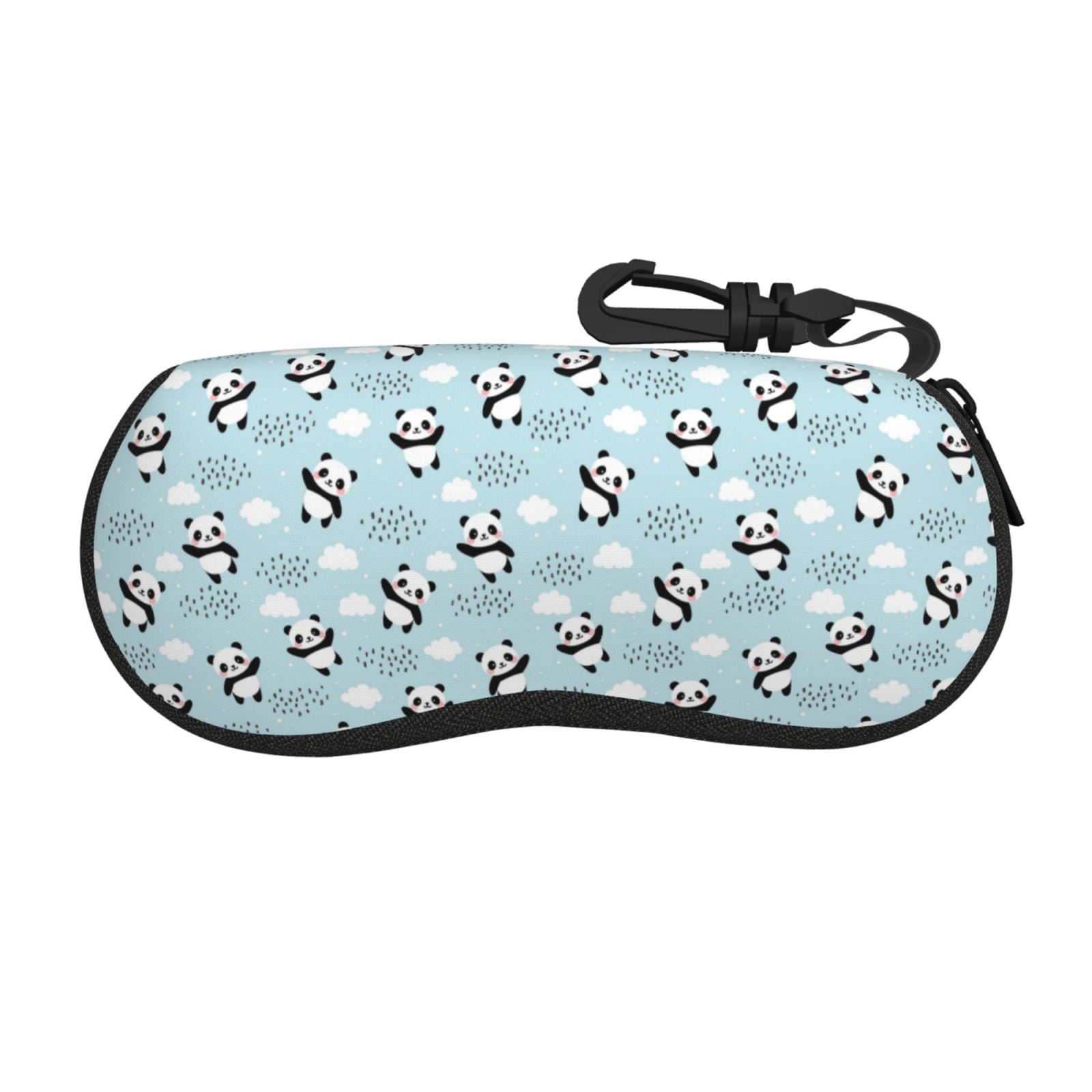 Balery Cute Panda Bear for Zipper Sunglasses Case, Eyeglasses Cases ...