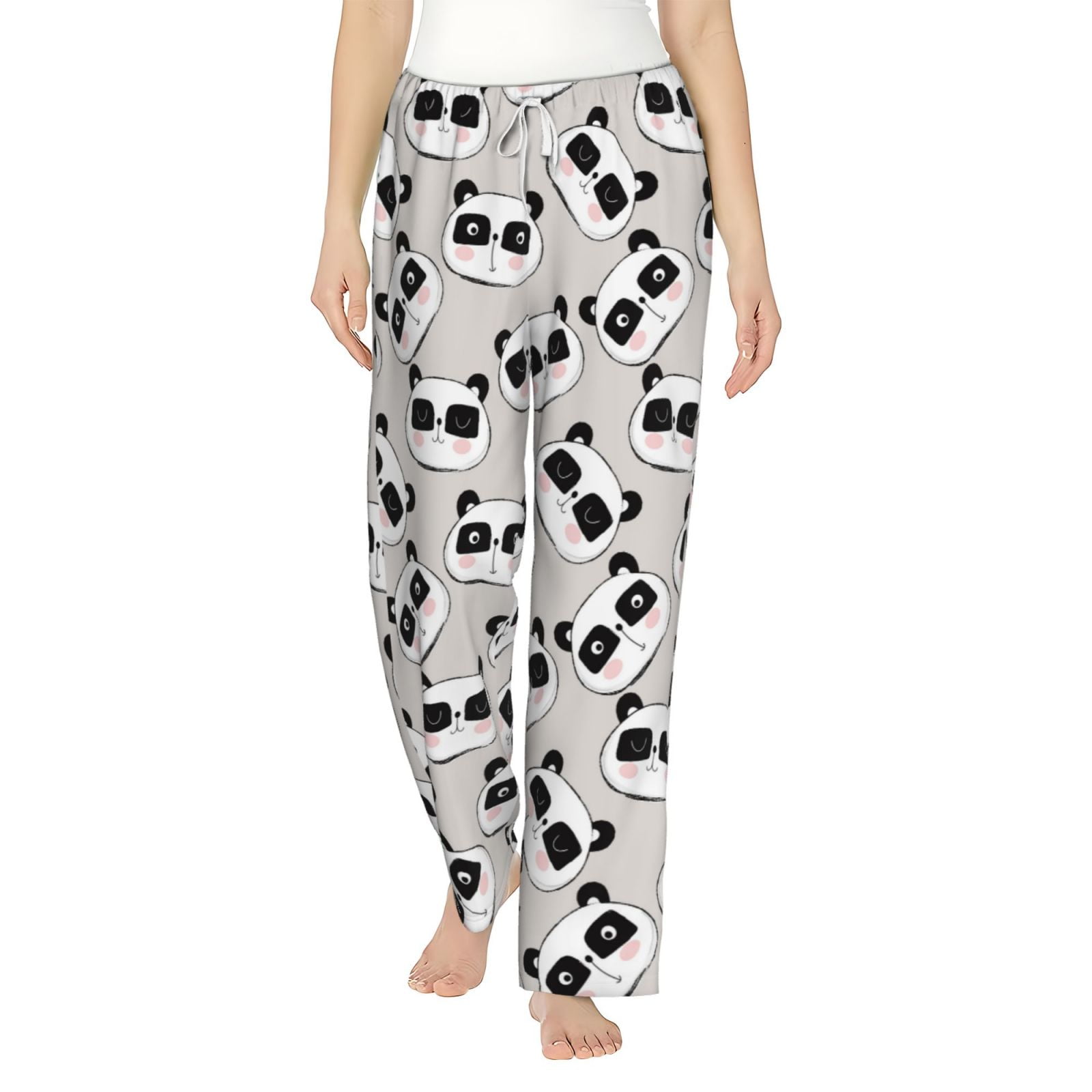Balery Cute Panda print Women's Pajama Pants,Ultra Lightweight Pjs ...