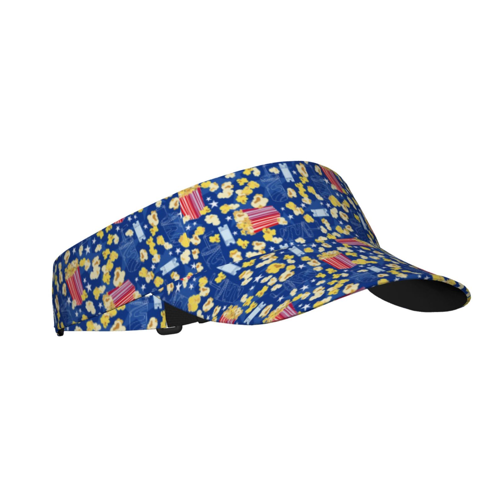 Balery Cute Popcorn Sport Wear Athletic Visor Sun Sports Visor Hat ...