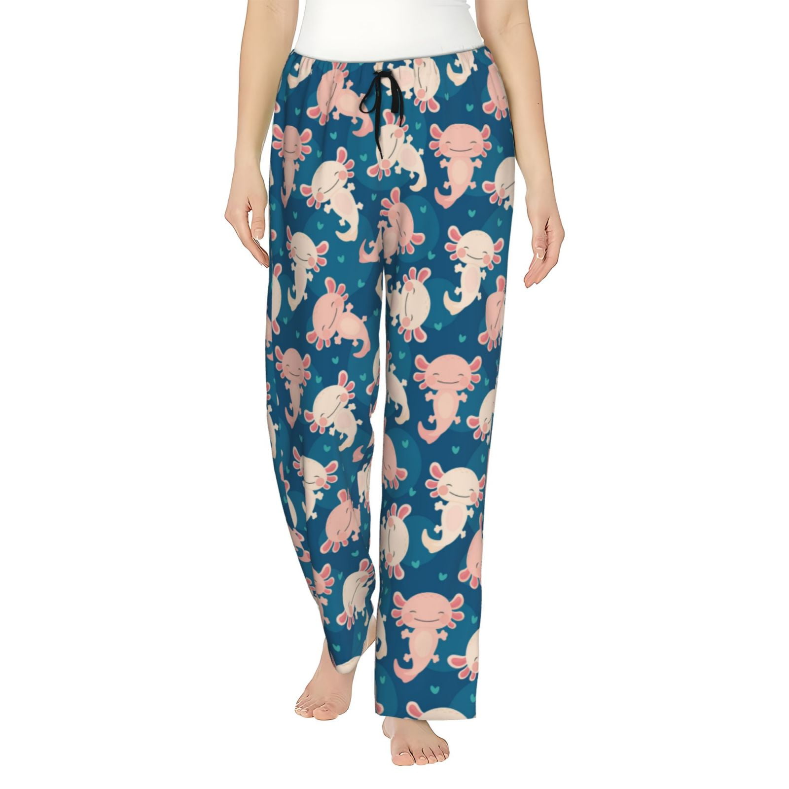 Balery Cute Salamander print Women's Pajama Pants,Ultra Lightweight Pjs ...