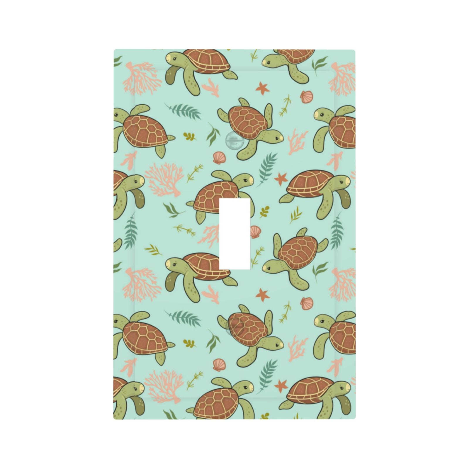 Balery Cute Sea Turtles for Duplex Wall Plates Kit, Electrical Outlet ...