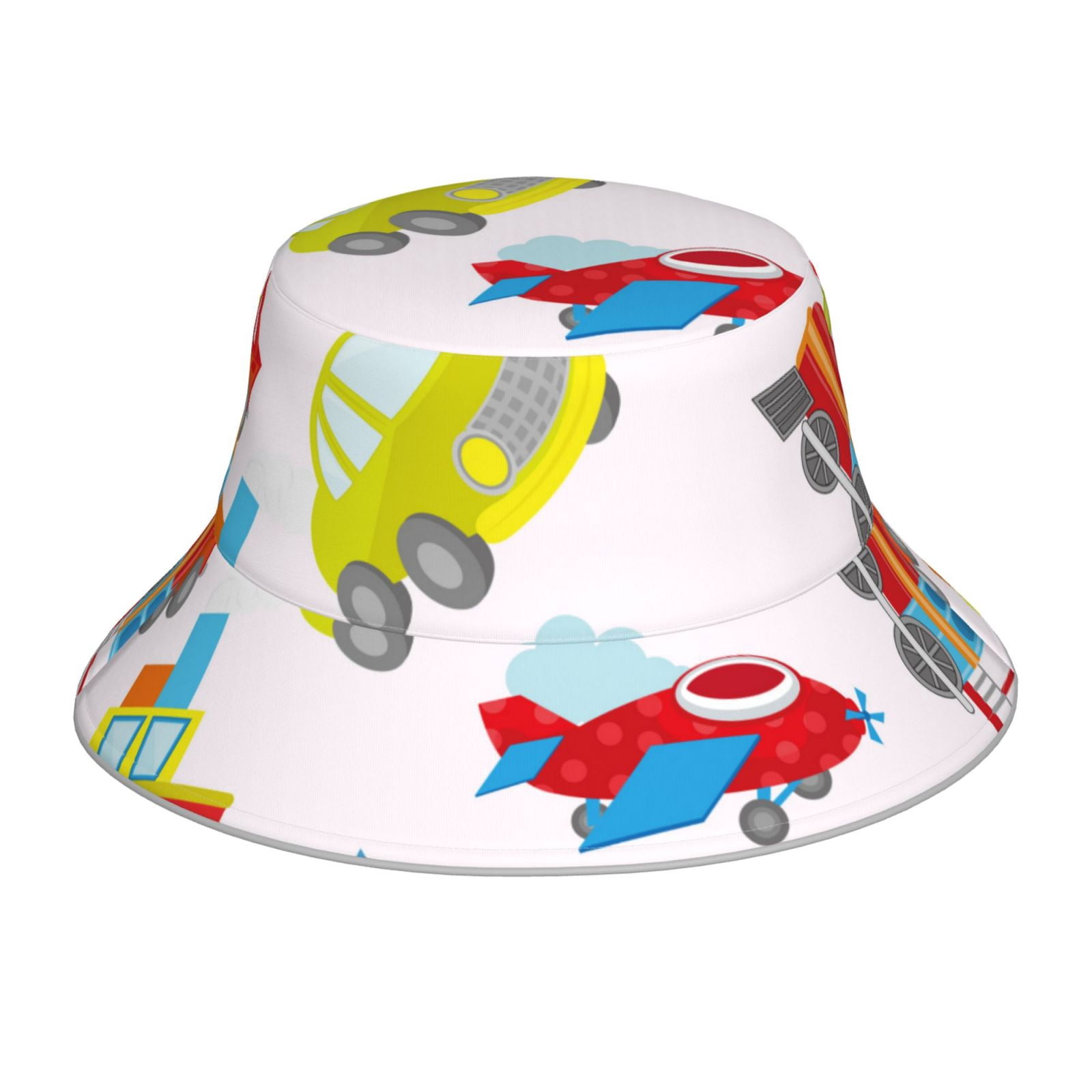 Balery Cute Transport Sun Hats for Men Women Bucket Hat UPF 50+ Buckey ...