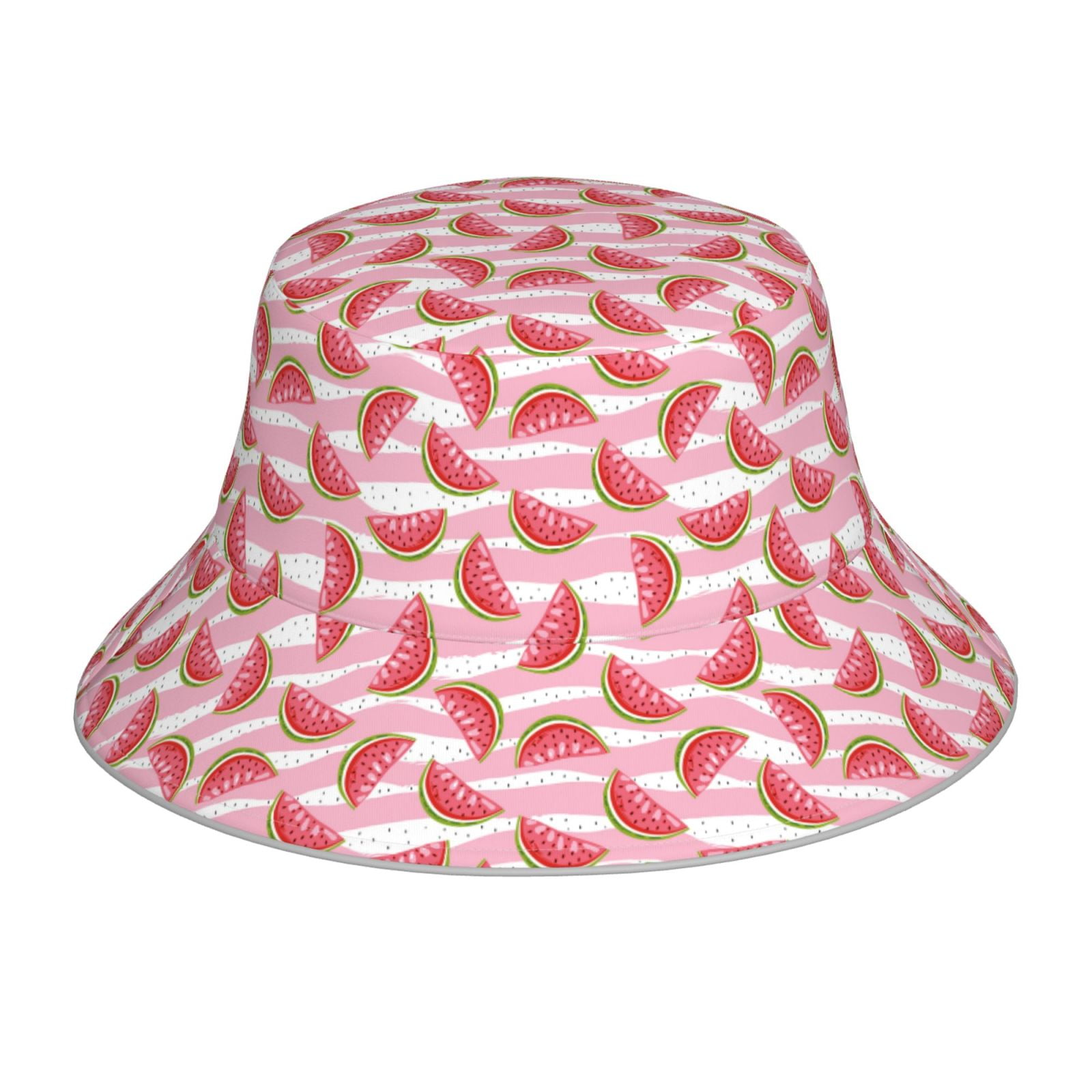 Balery Cute Watermelon Sun Hats for Men Women Bucket Hat UPF 50+ Buckey ...