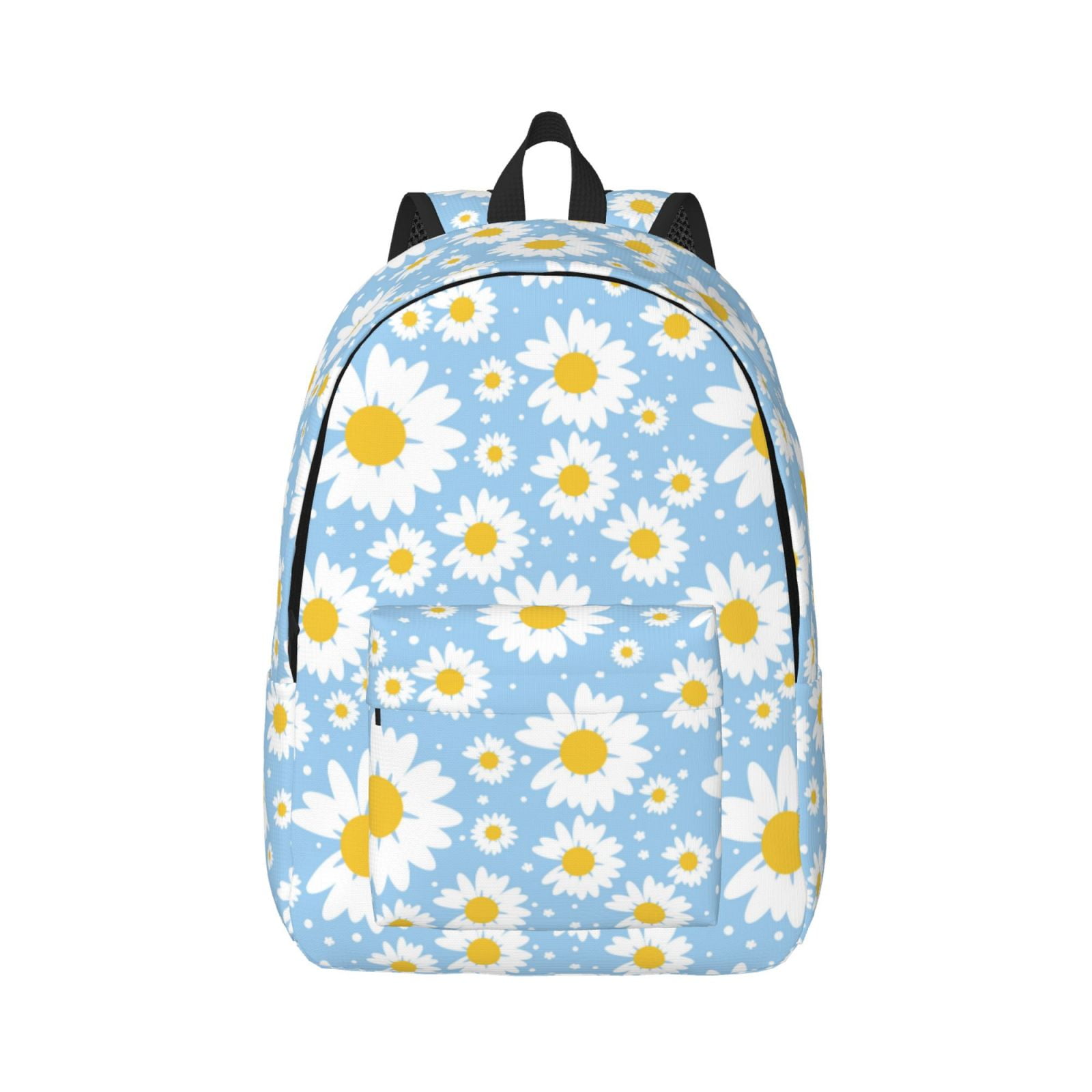Balery Daisies Flowers Vintage Canvas Backpack for Men and Women ...