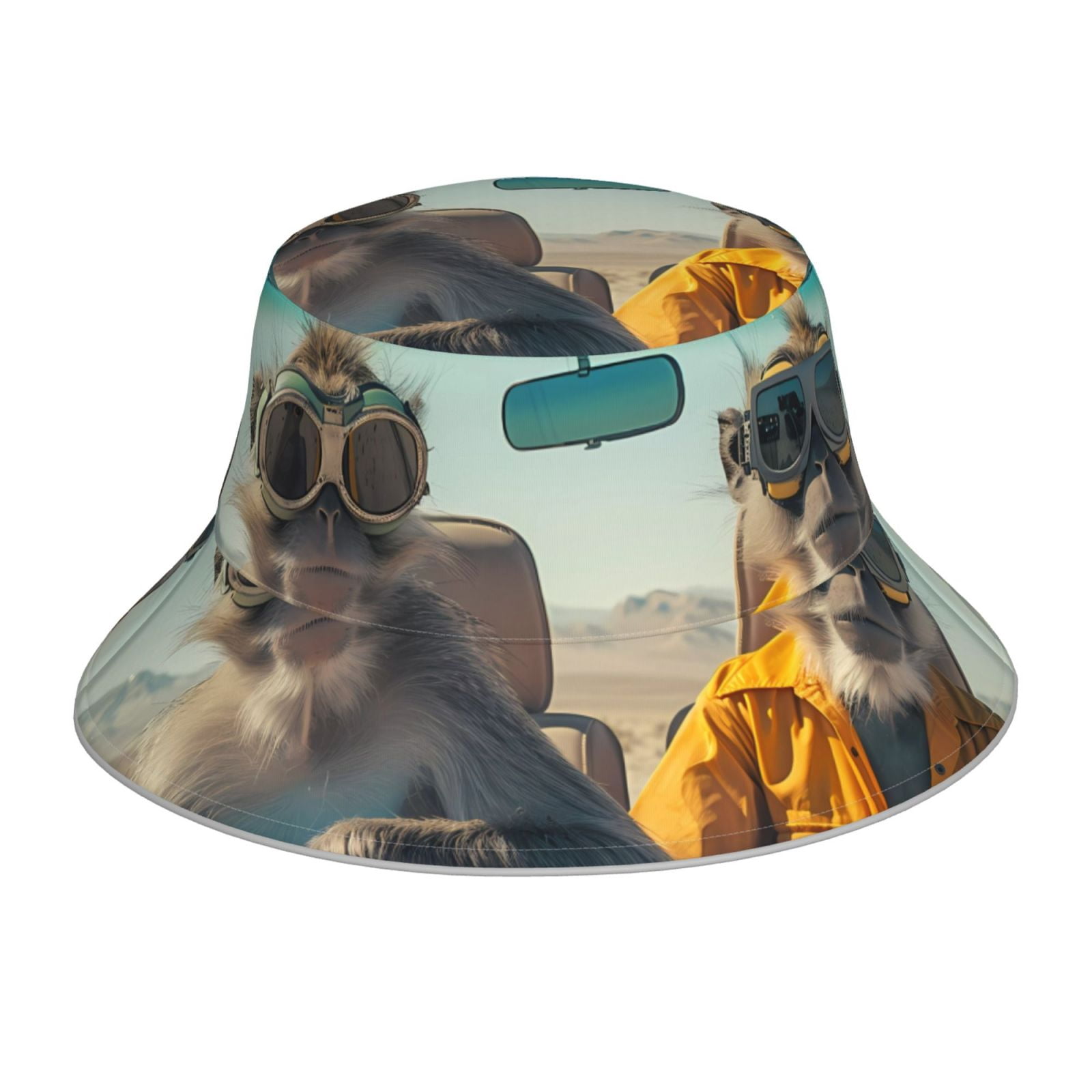 Balery Desert Monkeys Drive Sun Hats for Men Women Bucket Hat UPF 50 ...