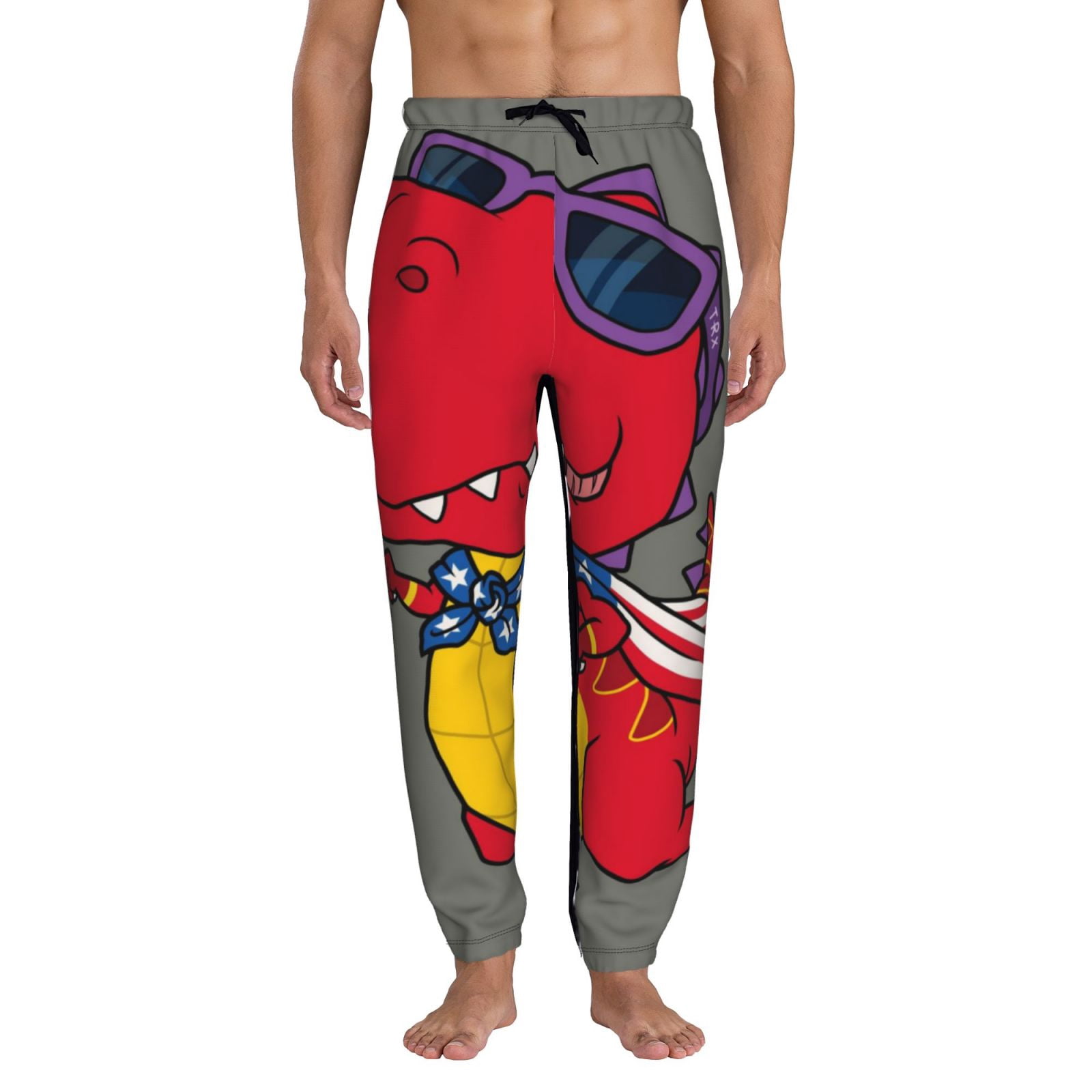 Balery Dinosaur Super Hero Cartoon Pattern Joggers for Men Athletic ...
