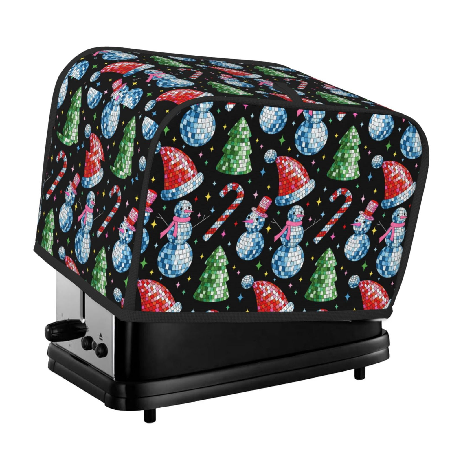 Balery Disco Mirror Ball Snowman Pattern Oven Cover Kitchen Bread ...