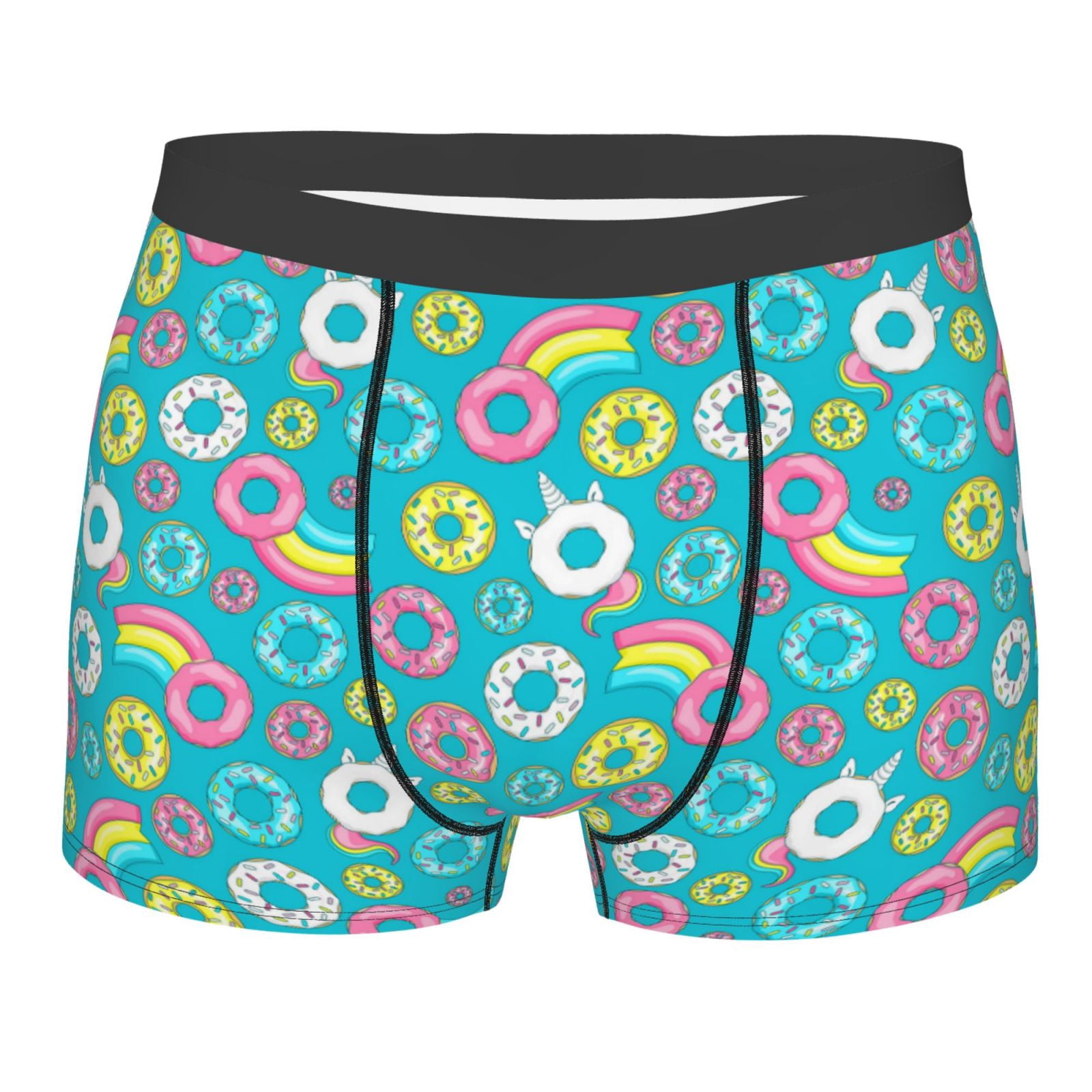 Balery Donut Men's Boxer Briefs, Soft and Breathable Cotton Underwear ...