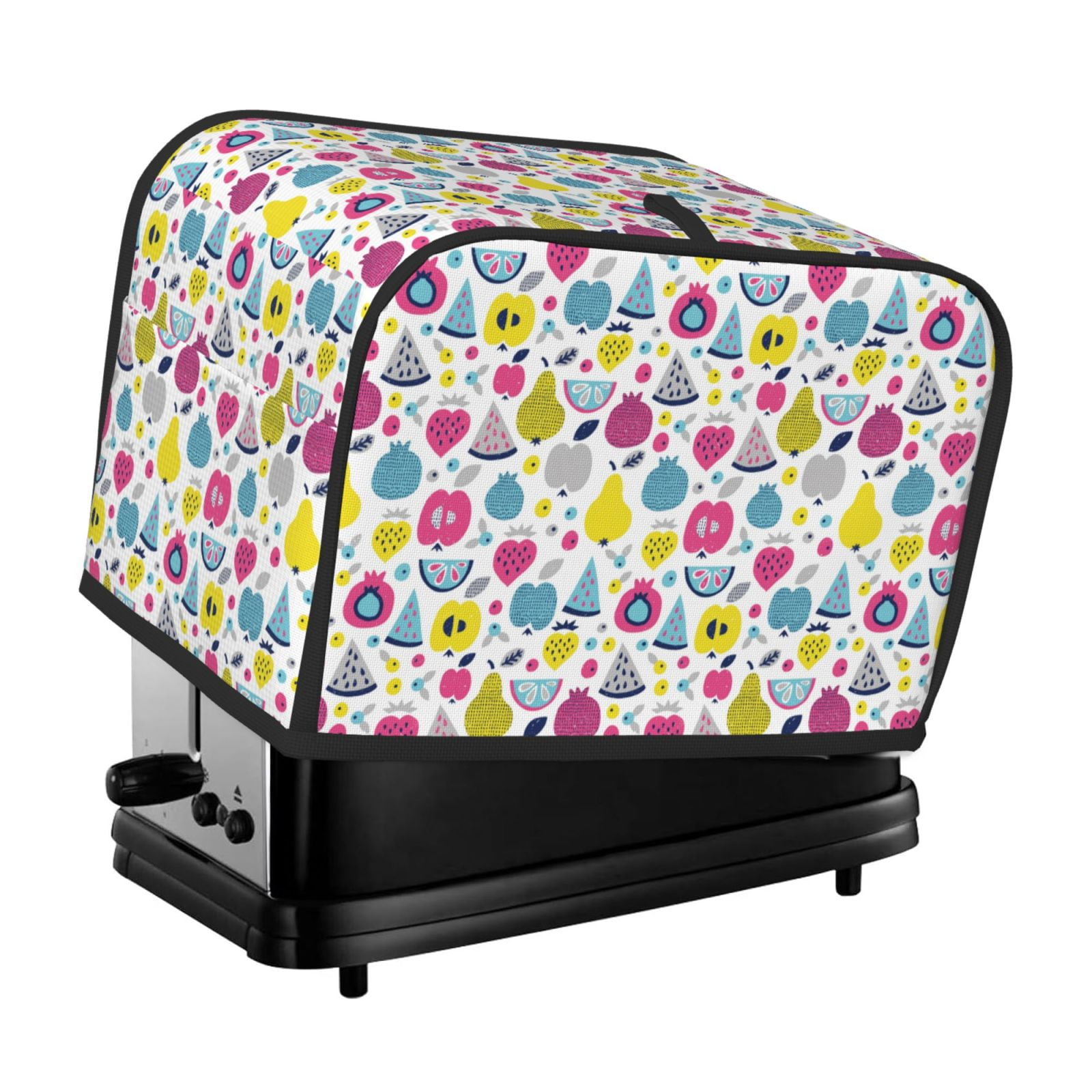 Balery Doodle Fruits Pattern Oven Cover Kitchen Bread Machine Protector ...