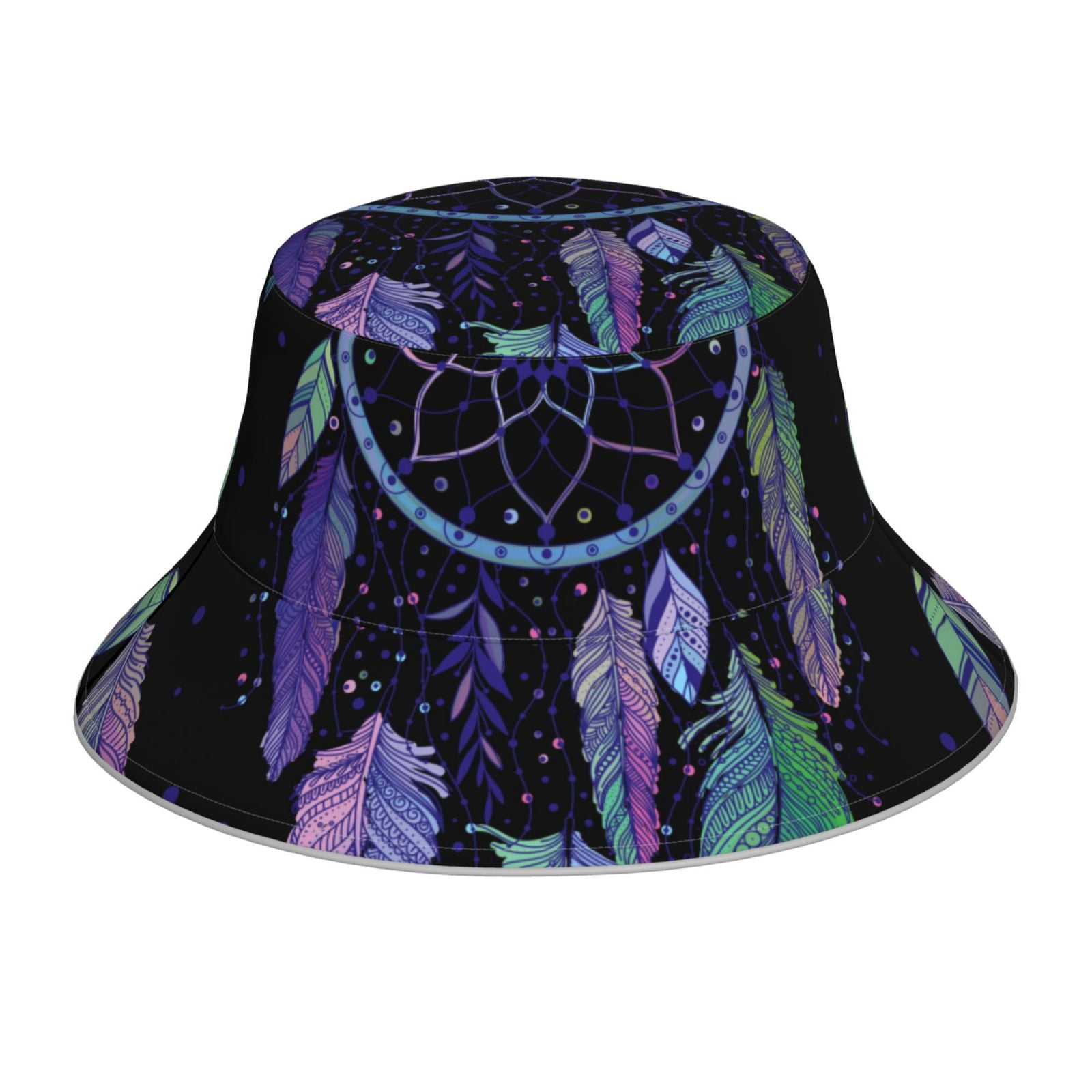 Balery Dreamcatcher With Colorful Feathers Sun Hats for Men Women ...