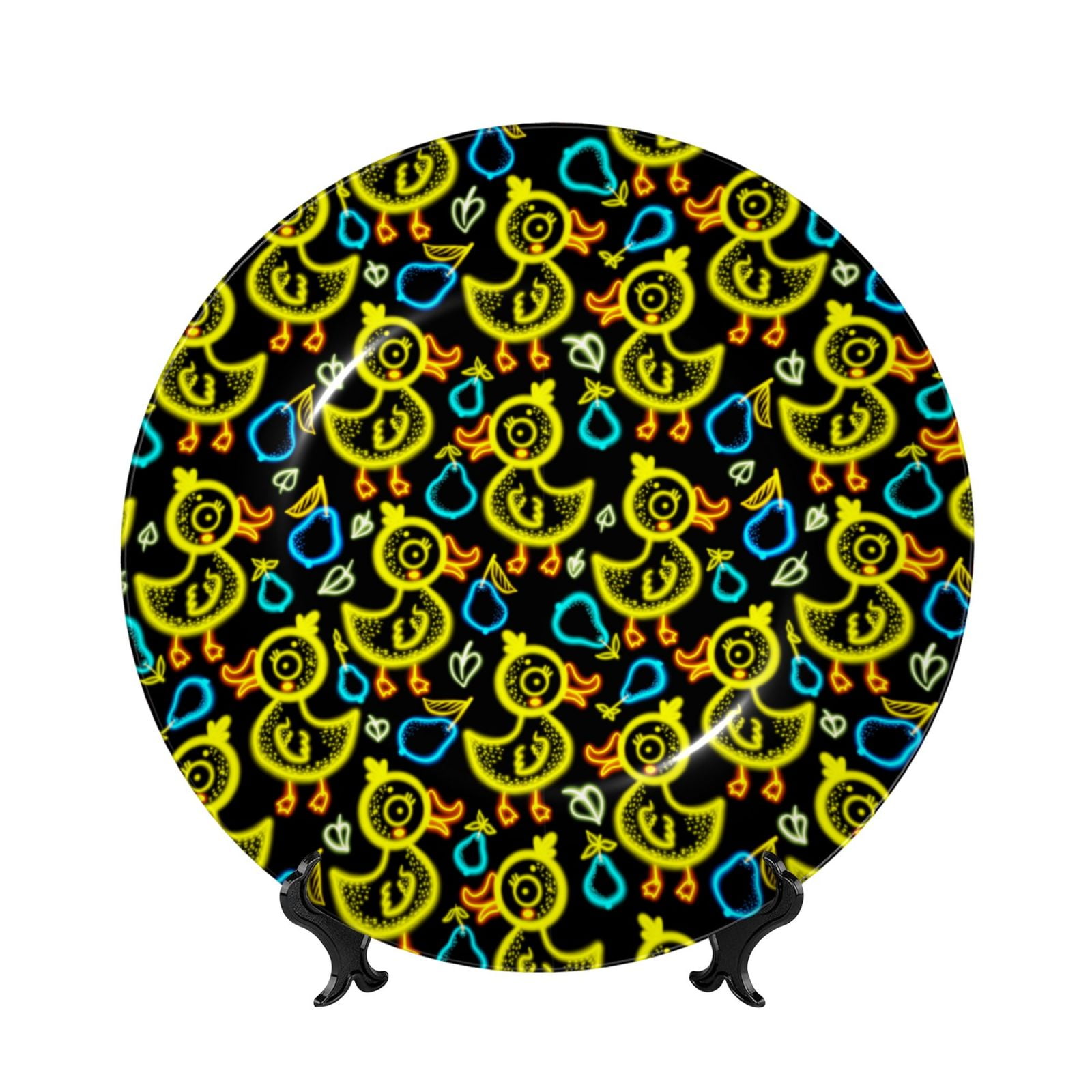 Balery Ducks1 Print Bone China Decorative Plate Ceramic Dinner Plates ...