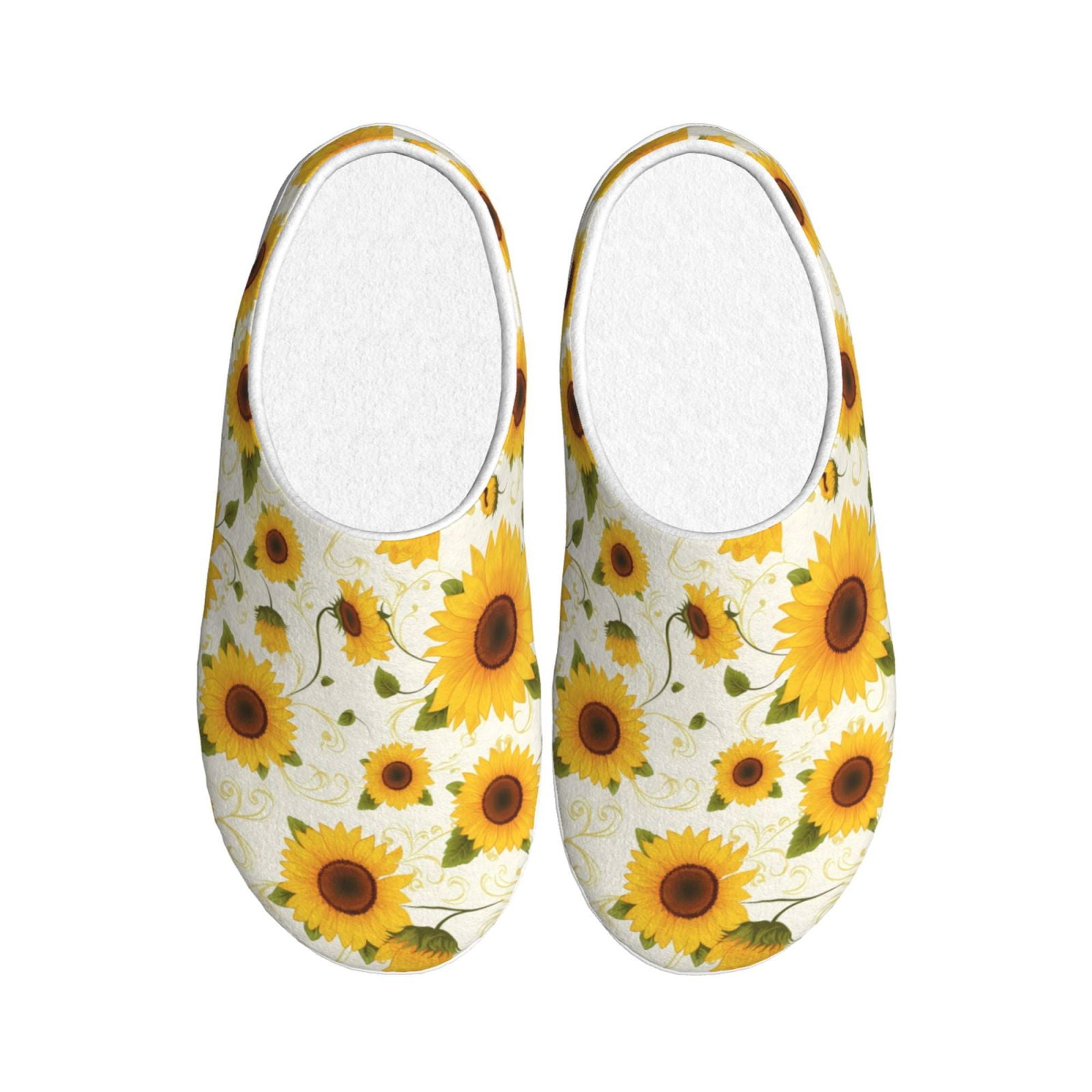 Balery European-style Pattern Sunflower A Pattern Women's Fuzzy Memory ...