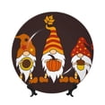 Balery Fall Gnomes Print Bone China Decorative Plate Ceramic Dinner ...