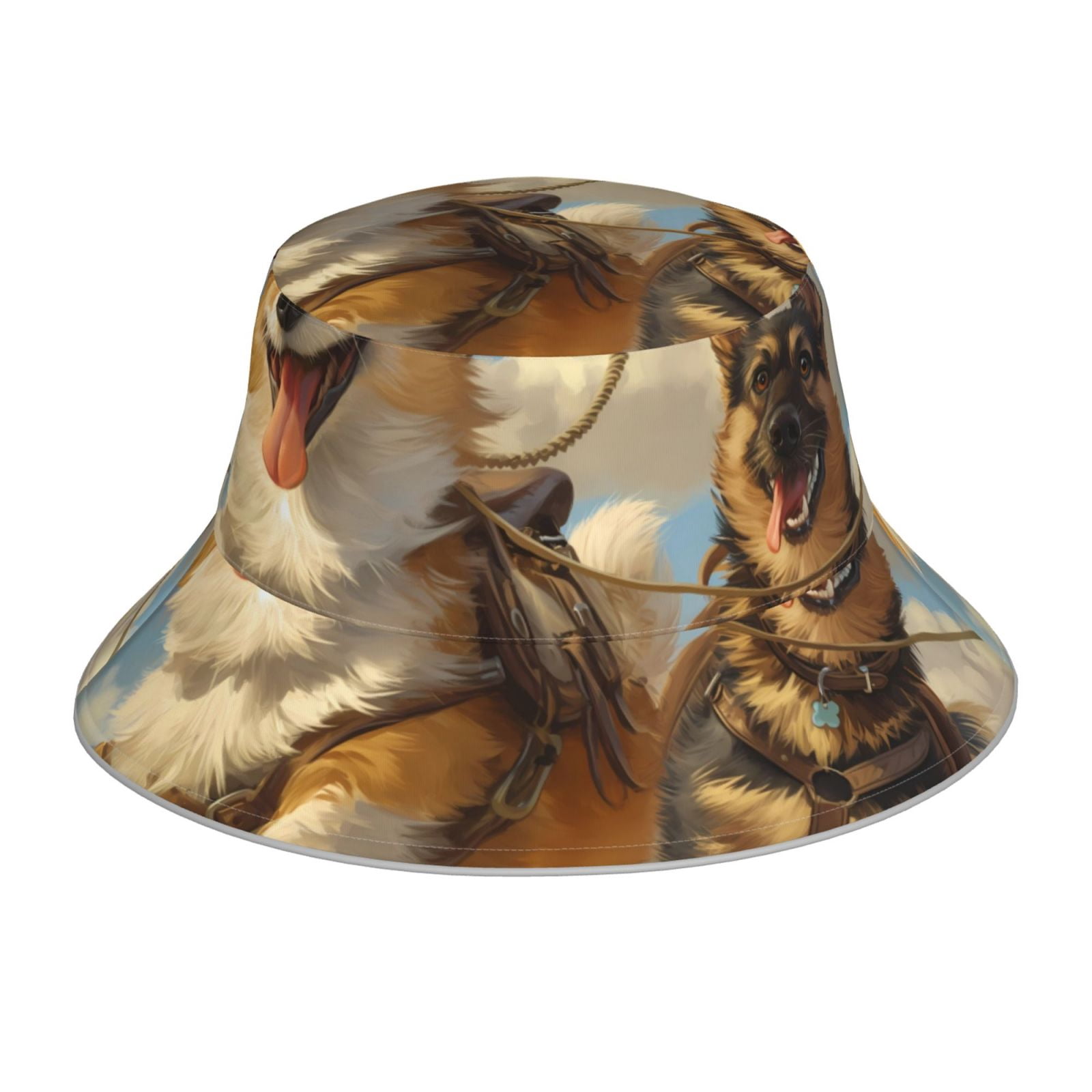 Balery Farm Corgi German Shepherd Sun Hats for Men Women Bucket Hat UPF ...