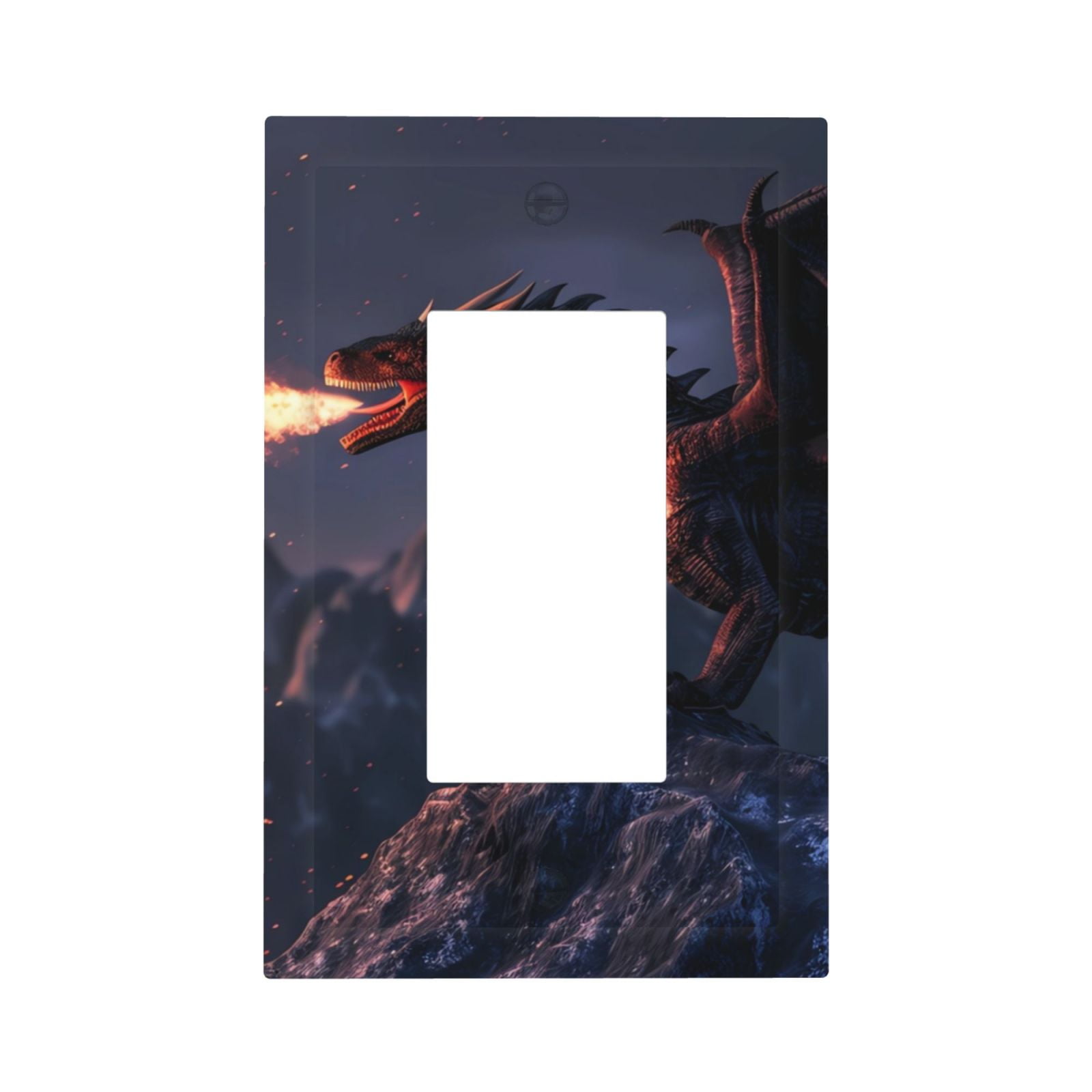 Balery Fire Breathing Dragon Twilight for Duplex Wall Plates Kit ...