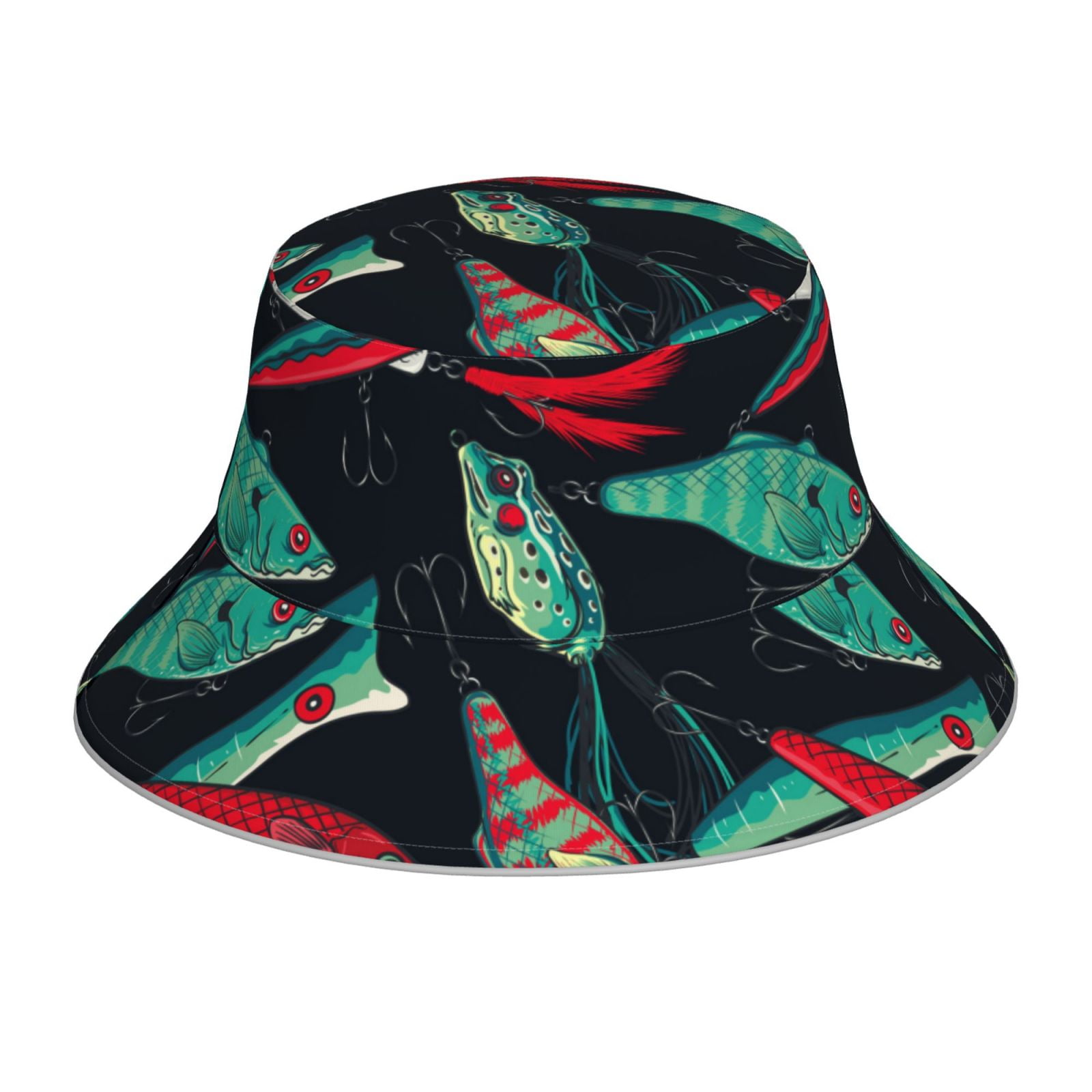 Balery Fishing Lure Sun Hats for Men Women Bucket Hat UPF 50+ Buckey ...