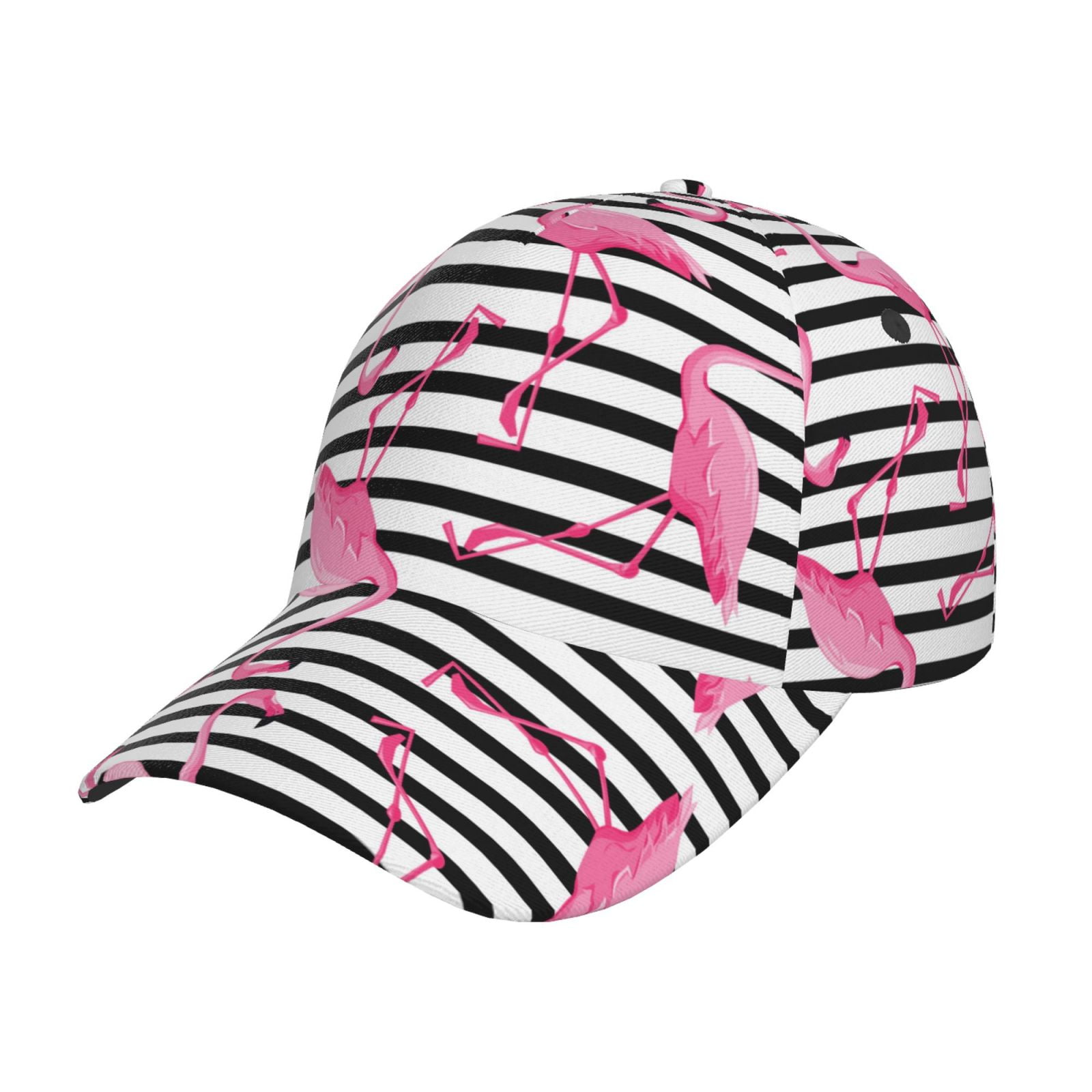 Balery Flamingos Baseball Cap For Women Men,Adjustable Size For Running ...
