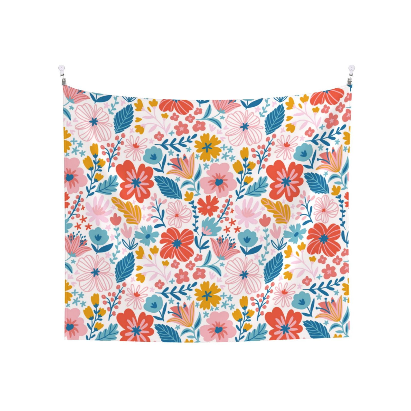 Balery Floral Ditsy Pattern Tapestry 60x51 Inches - Large Wall Hanging ...