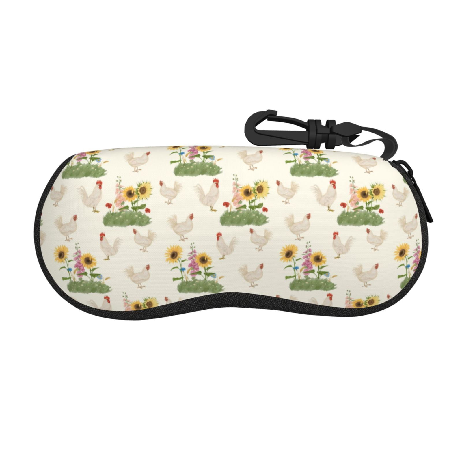 Balery Flowers And Hens for Zipper Sunglasses Case, Eyeglasses Cases ...