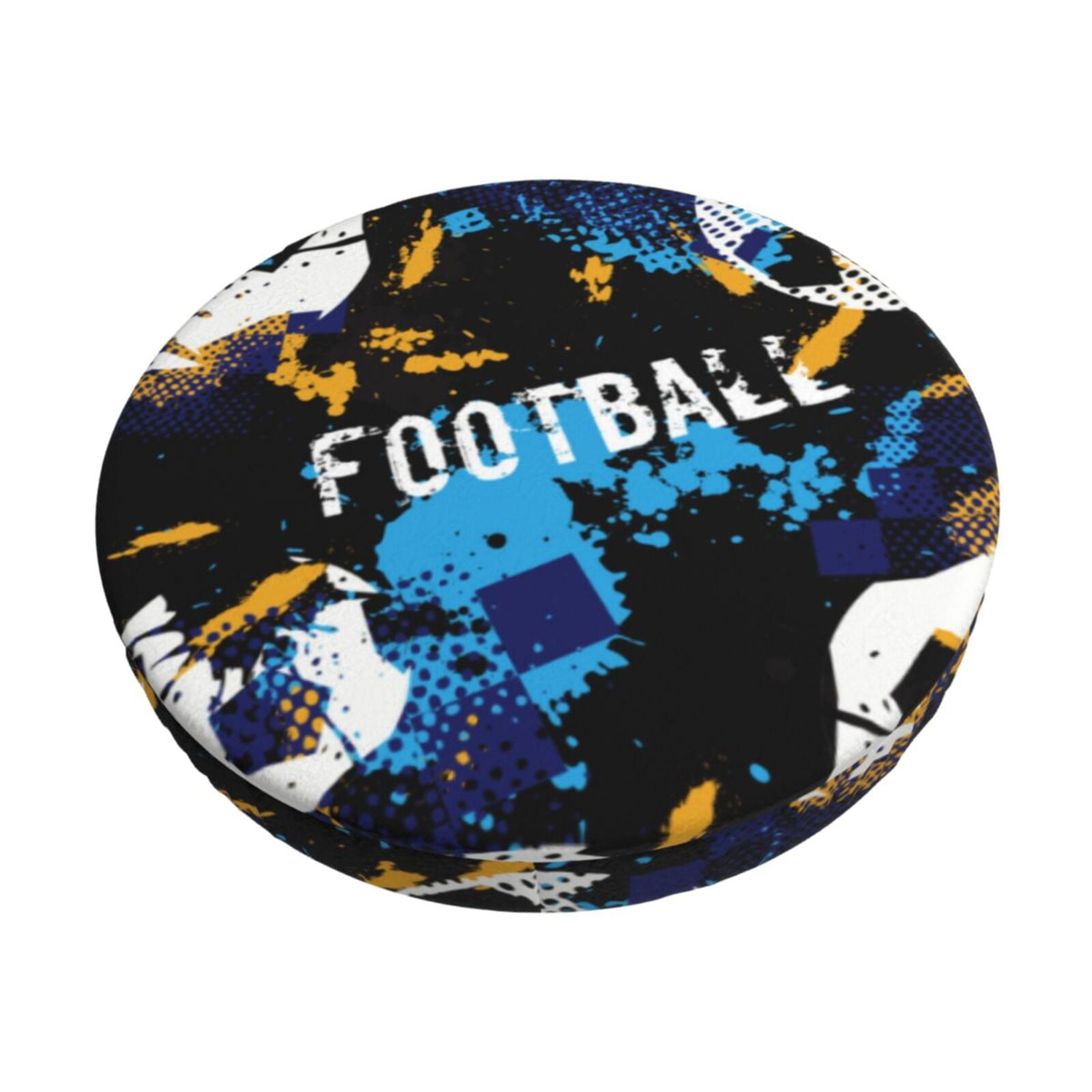 Balery Football Round Bar Stool Seat Covers Velvet Fabric Adjustable ...