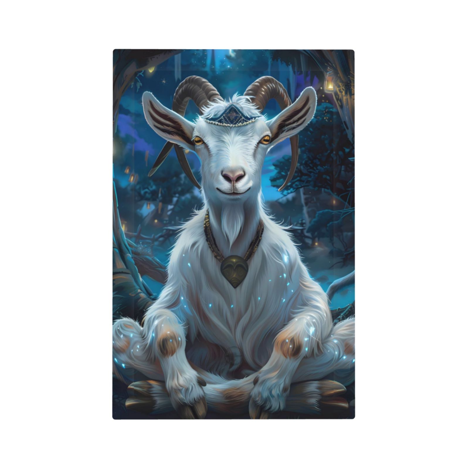 Balery Forest Meditating Goat for Duplex Wall Plates Kit, Electrical ...