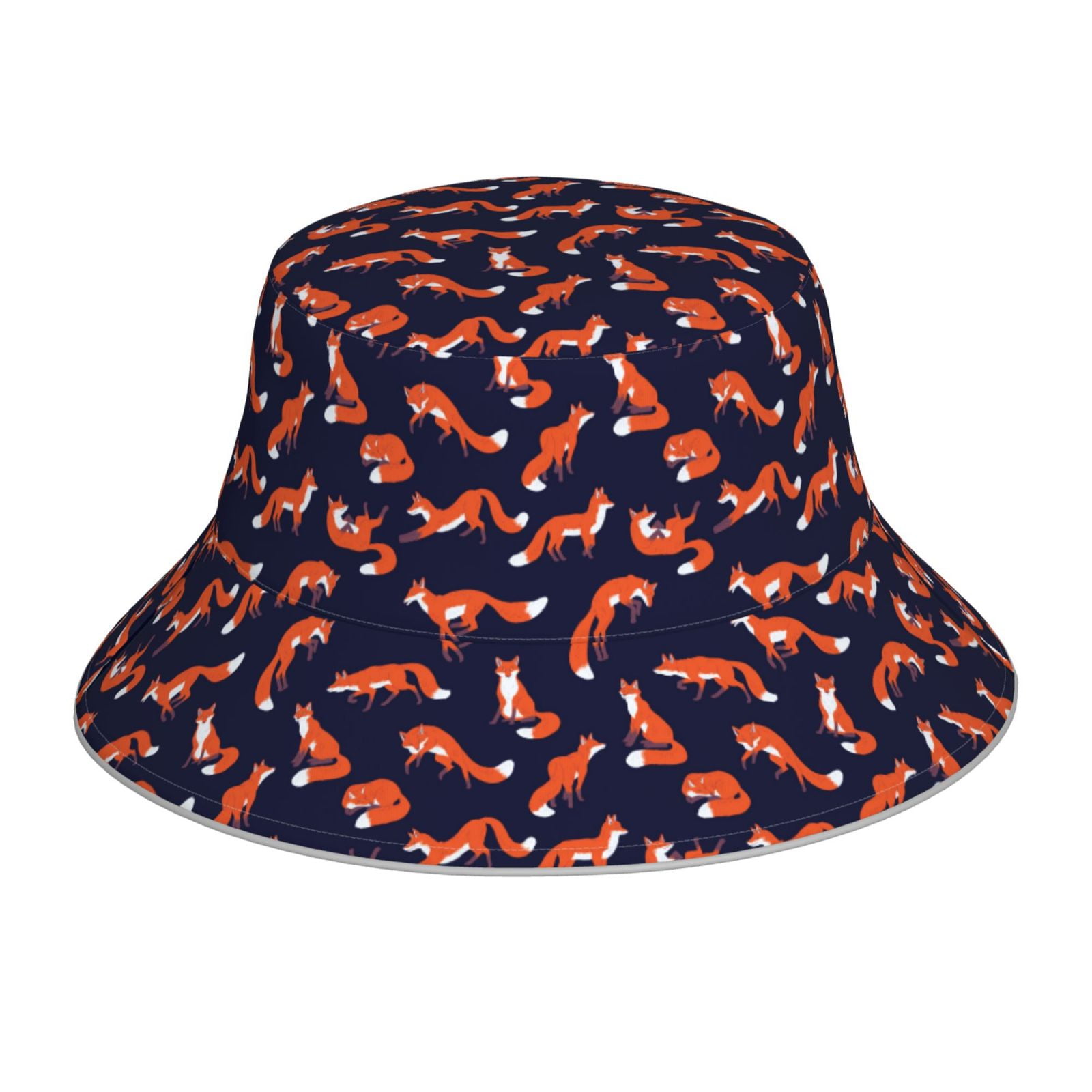 Balery Foxes In Different Poses Sun Hats for Men Women Bucket Hat UPF ...