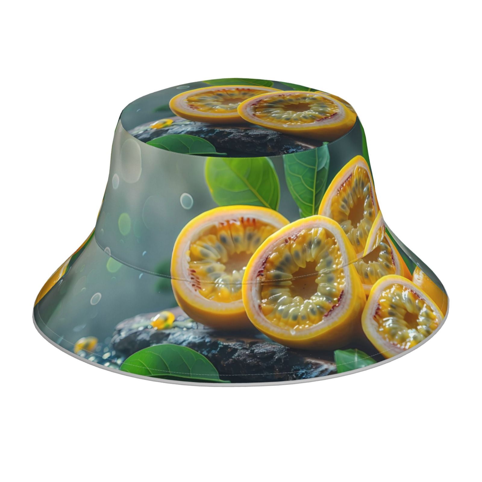 Balery Fresh Passion Fruit Still Life Sun Hats for Men Women Bucket Hat ...